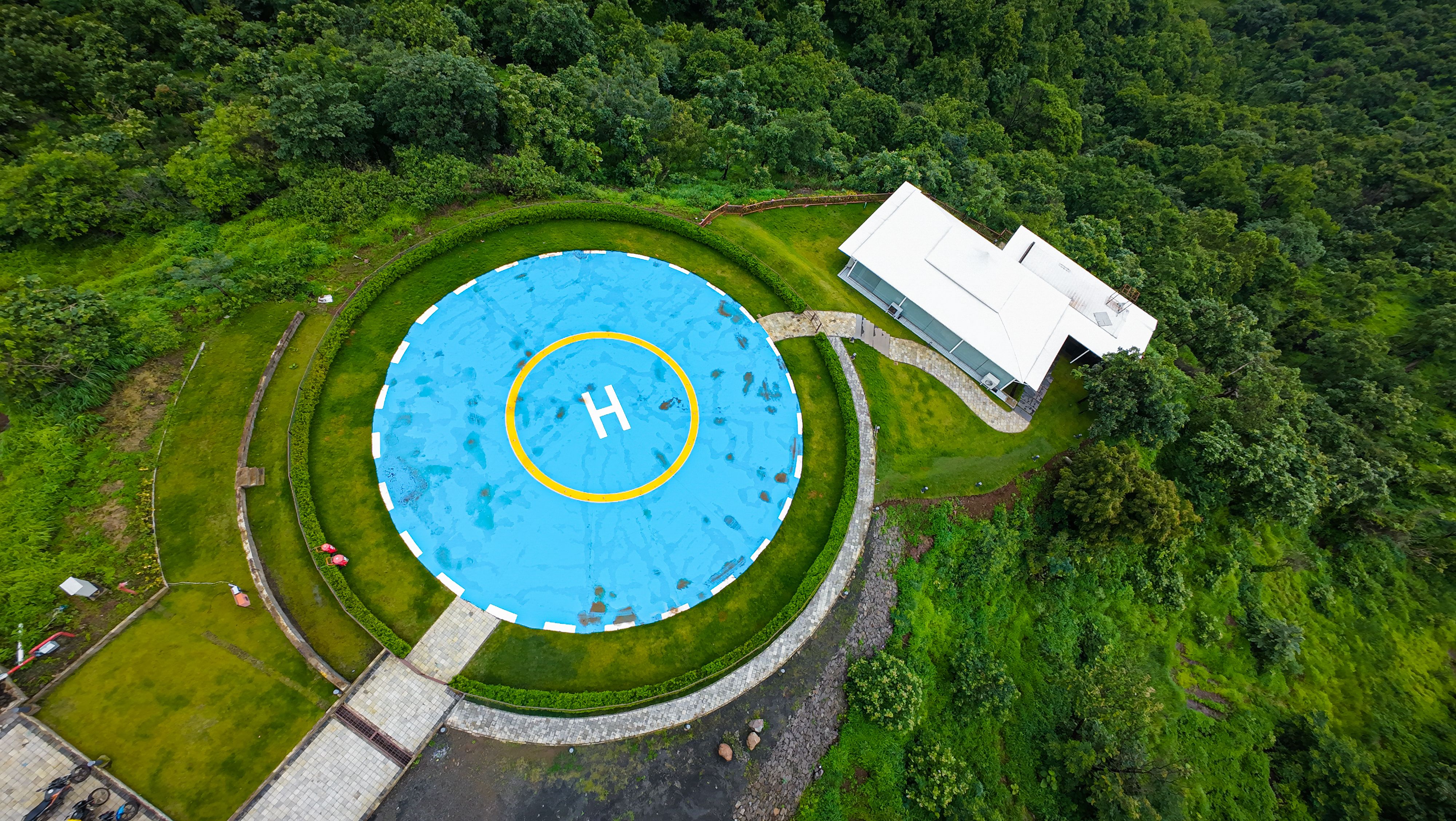 Aerial View of Helipad in Pune, India · Free Stock Photo
