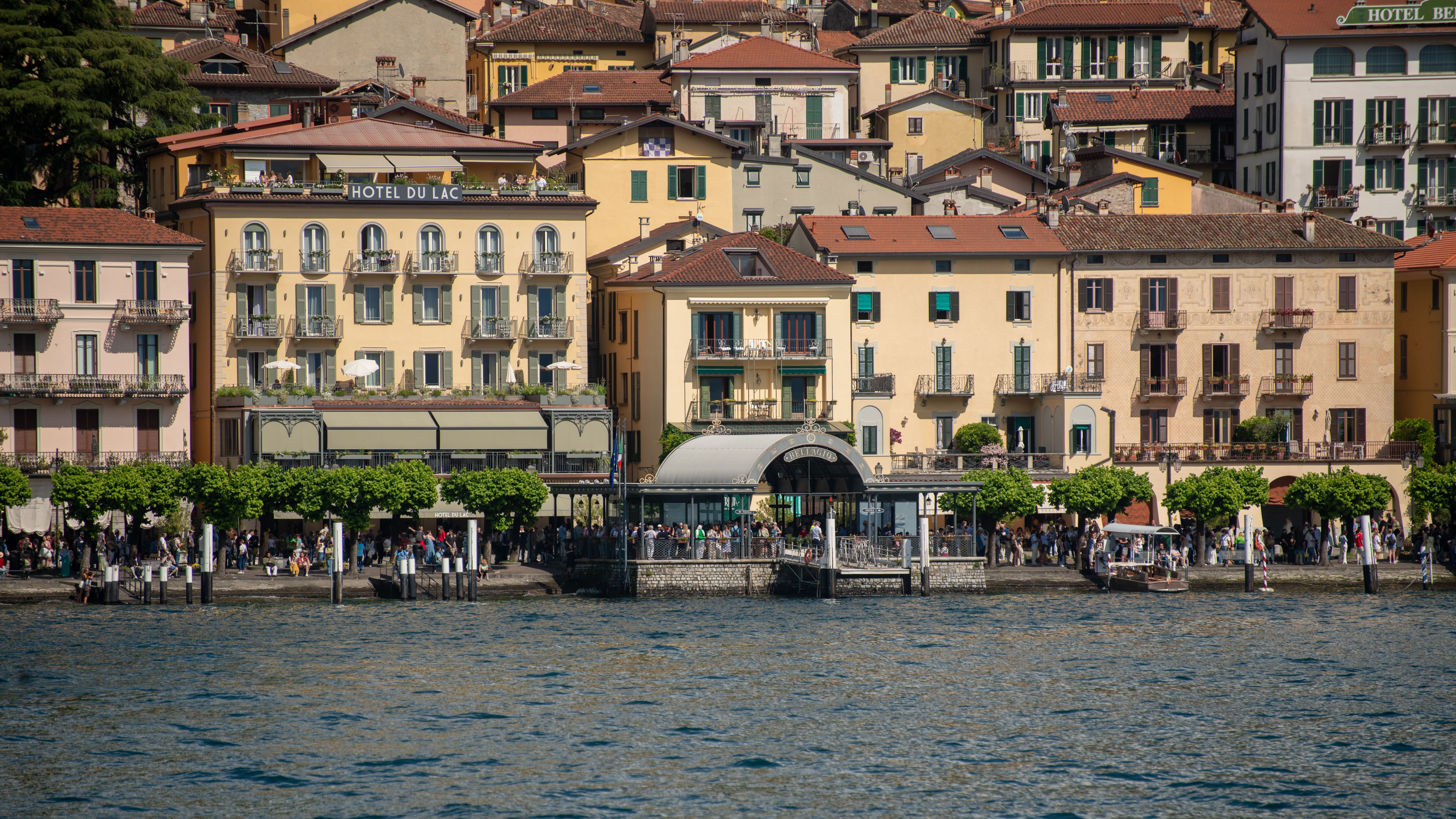 Scenic view of Bellagio waterfront, Lake Como · Free Stock Photo