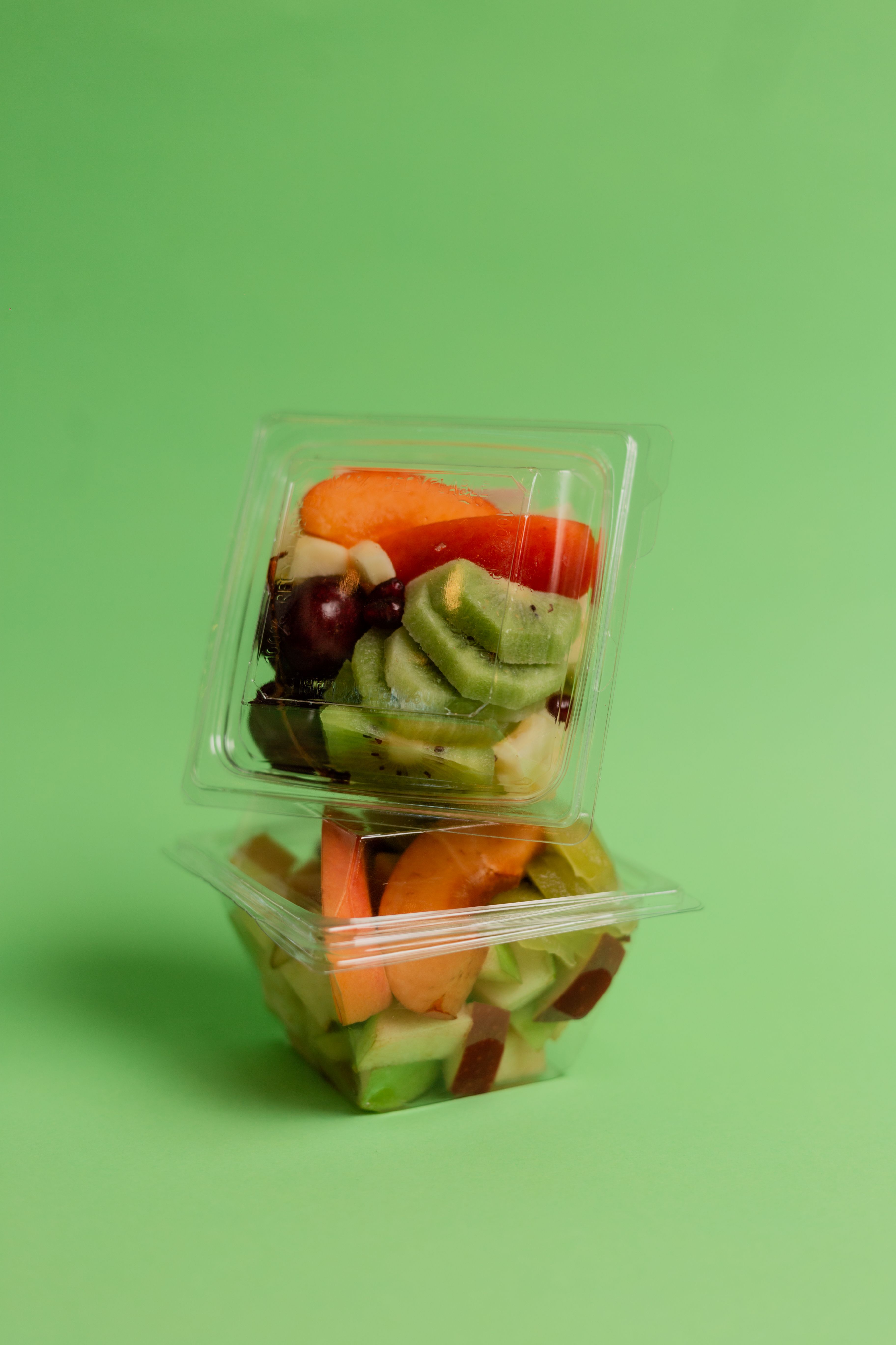 Fresh Mixed Fruit in Plastic Containers · Free Stock Photo