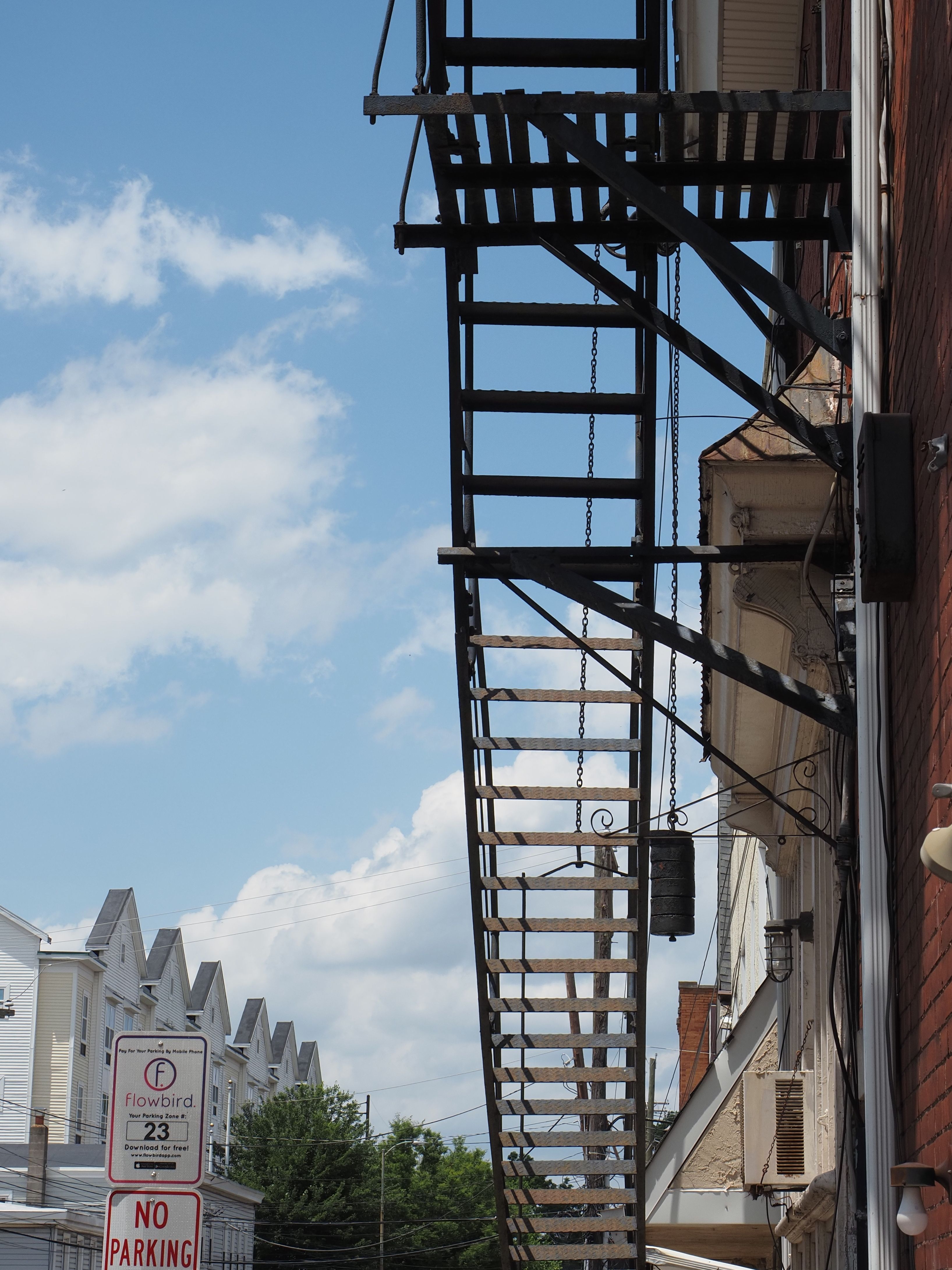 Historic Ambler Urban Fire Escape Outdoors · Free Stock Photo