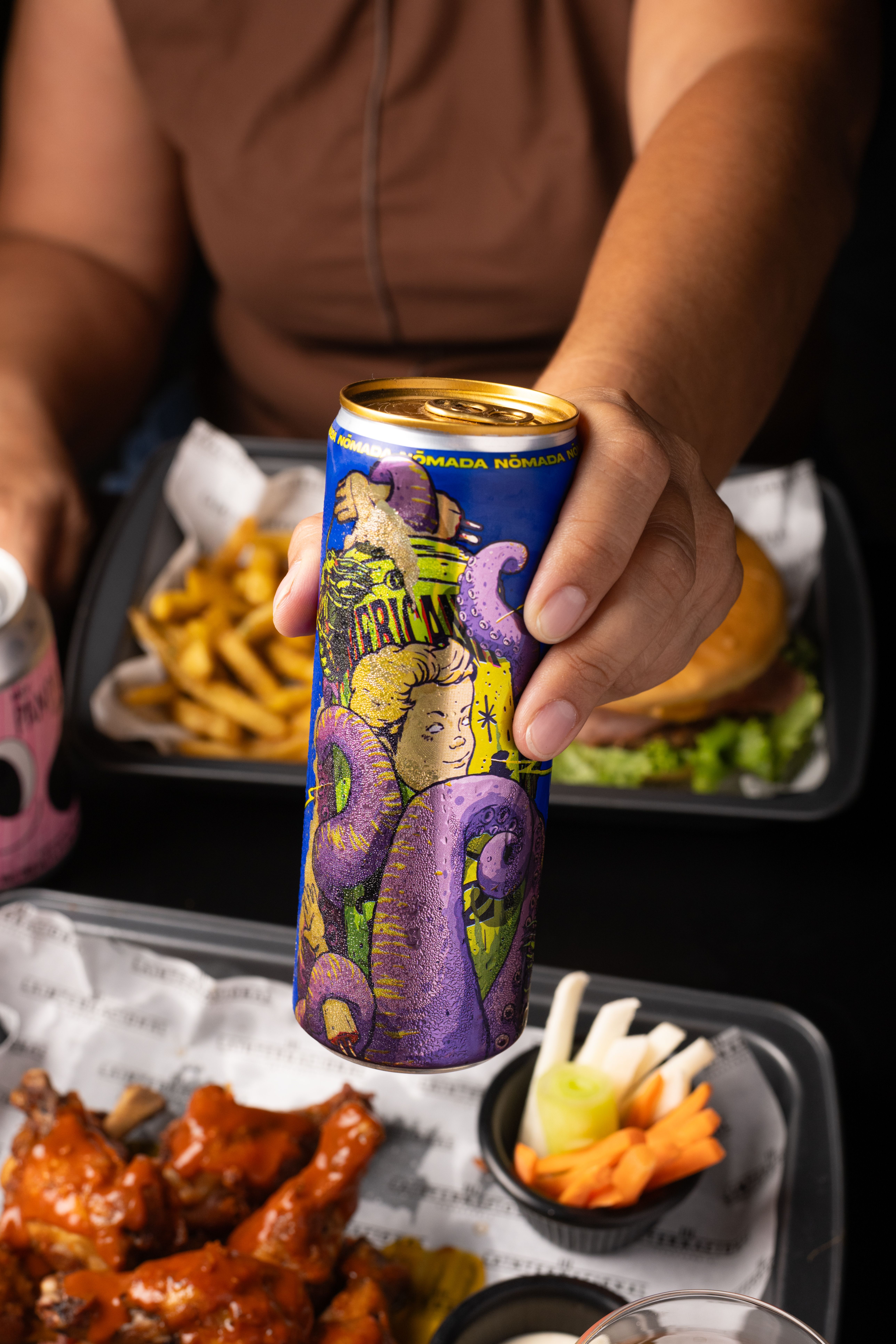 Colorful Craft Beer with Appetizing Meal · Free Stock Photo