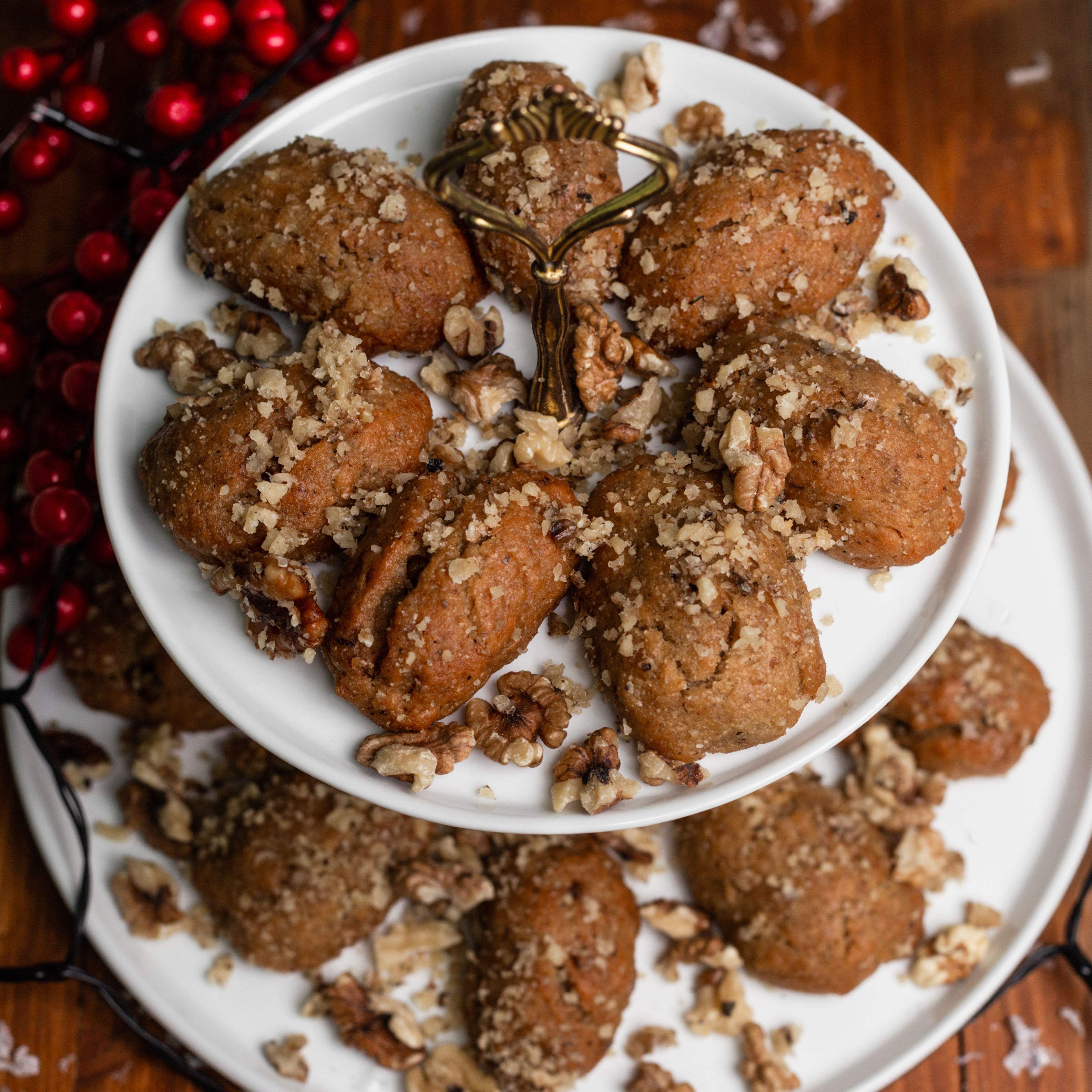 Traditional Greek Melomakarona with Walnuts · Free Stock Photo