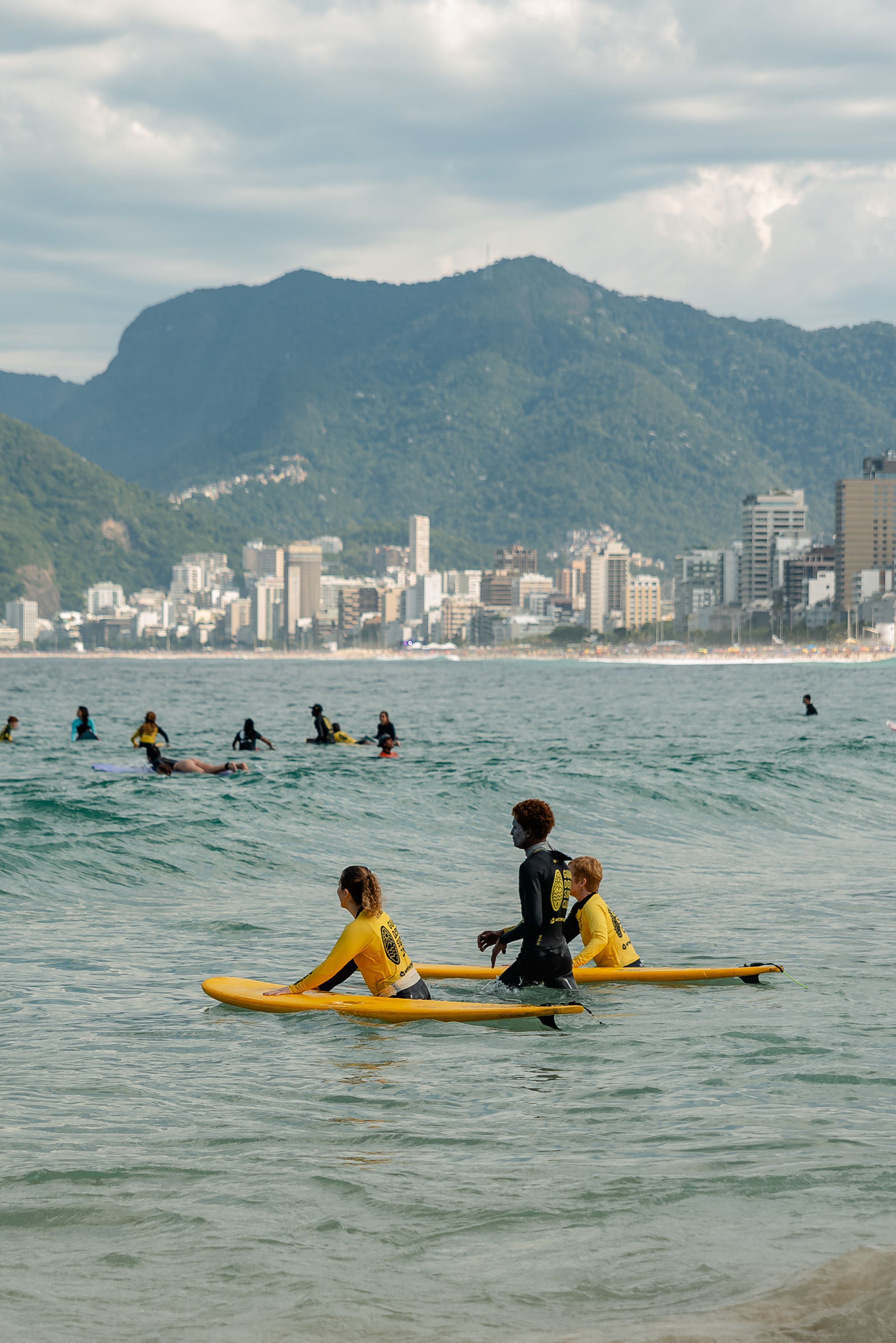 Surf Lesson at Iconic Rio de Janeiro Beach · Free Stock Photo