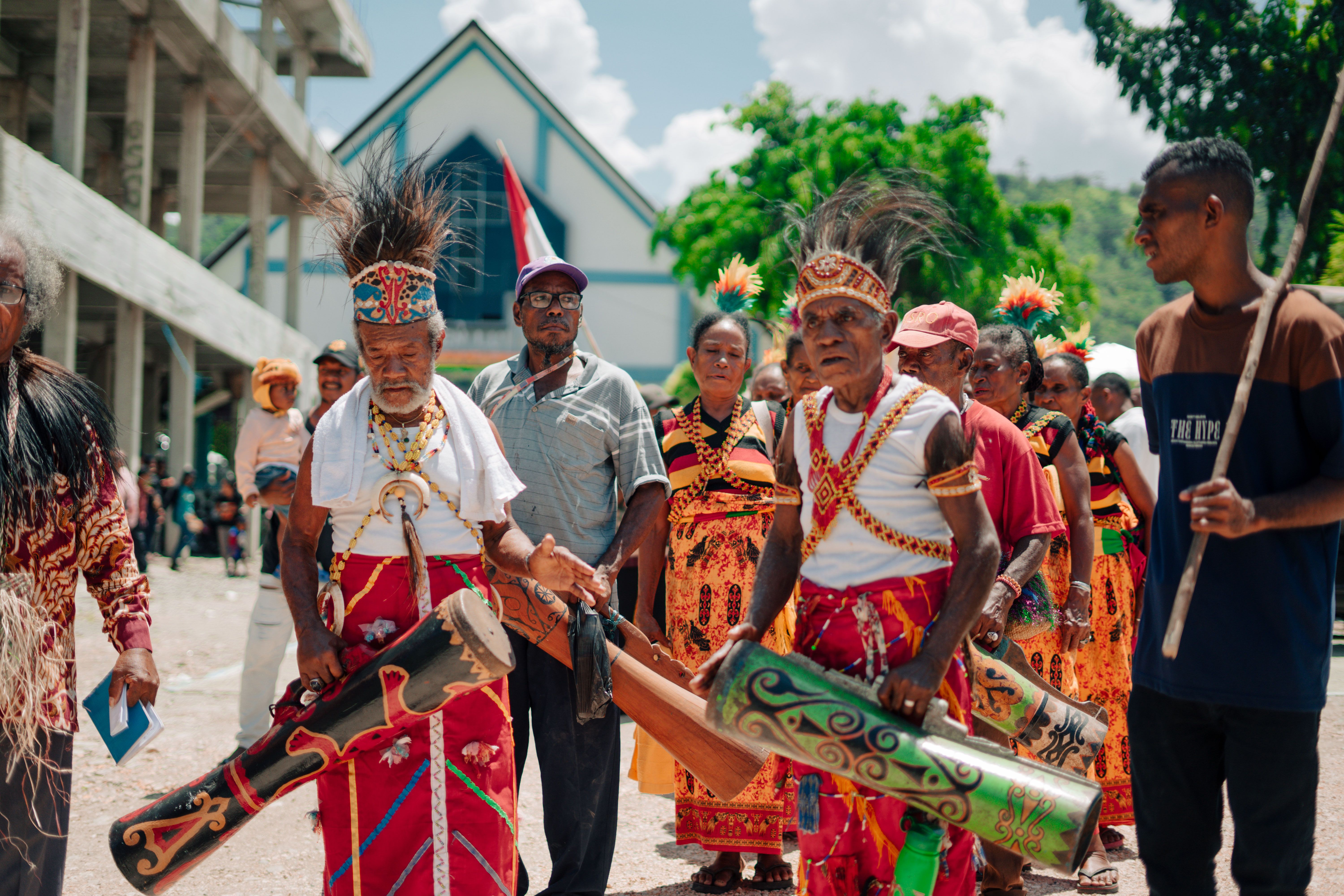 Traditional Cultural Parade in Papua · Free Stock Photo