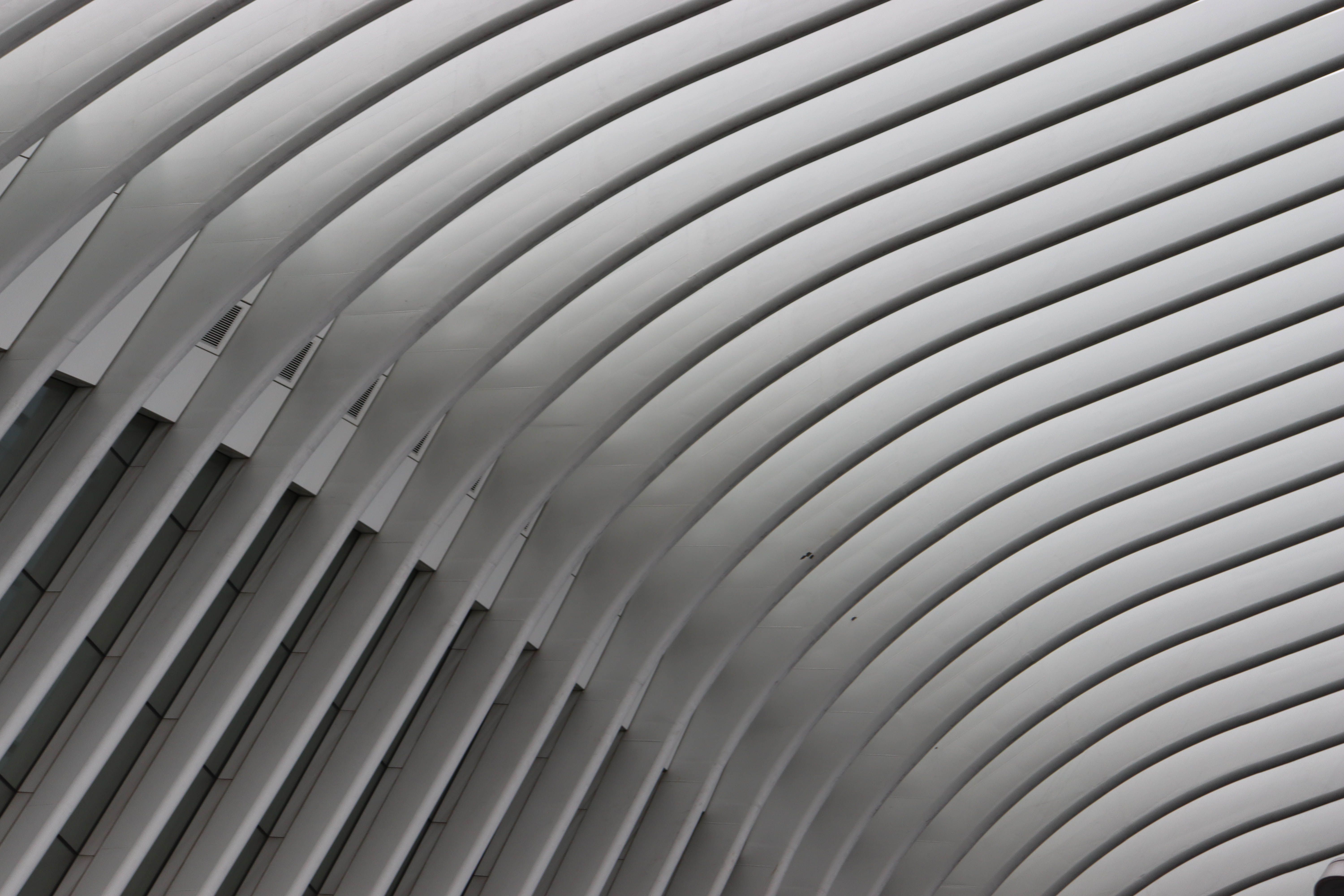 Modern Architectural Design with Curved Lines · Free Stock Photo