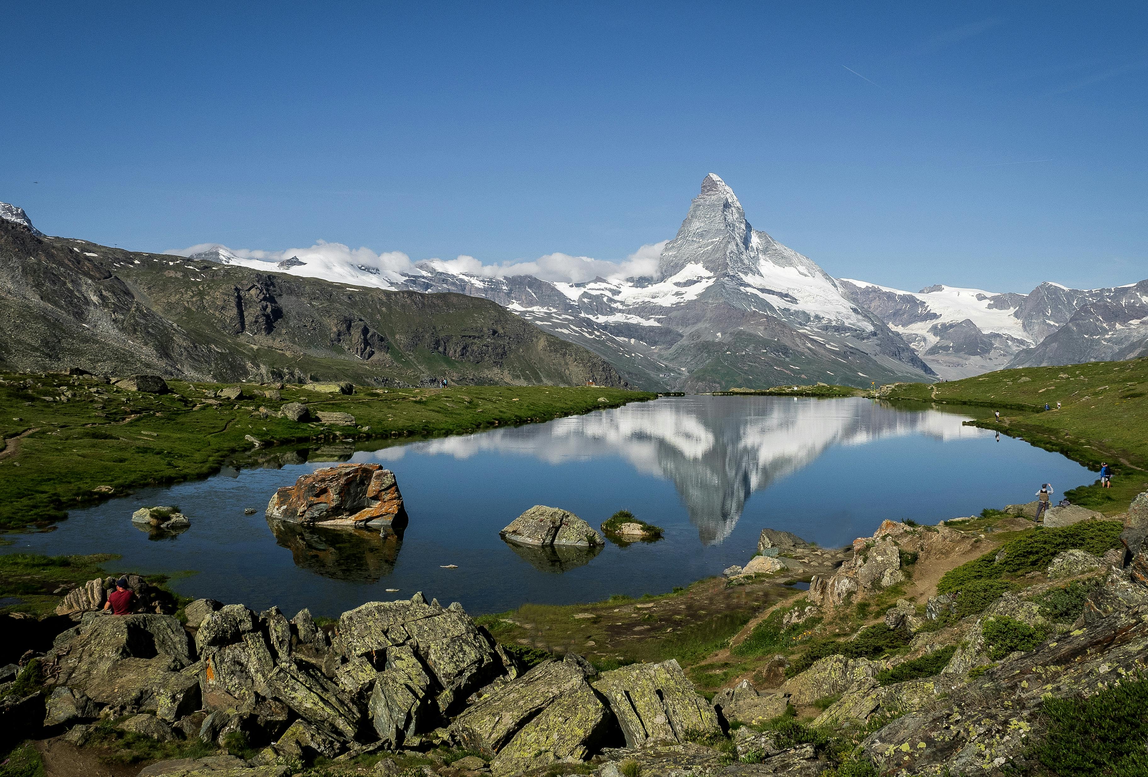 Alpine Scenery In Wolfenschiessen, Switzerland Photos, Download The ...