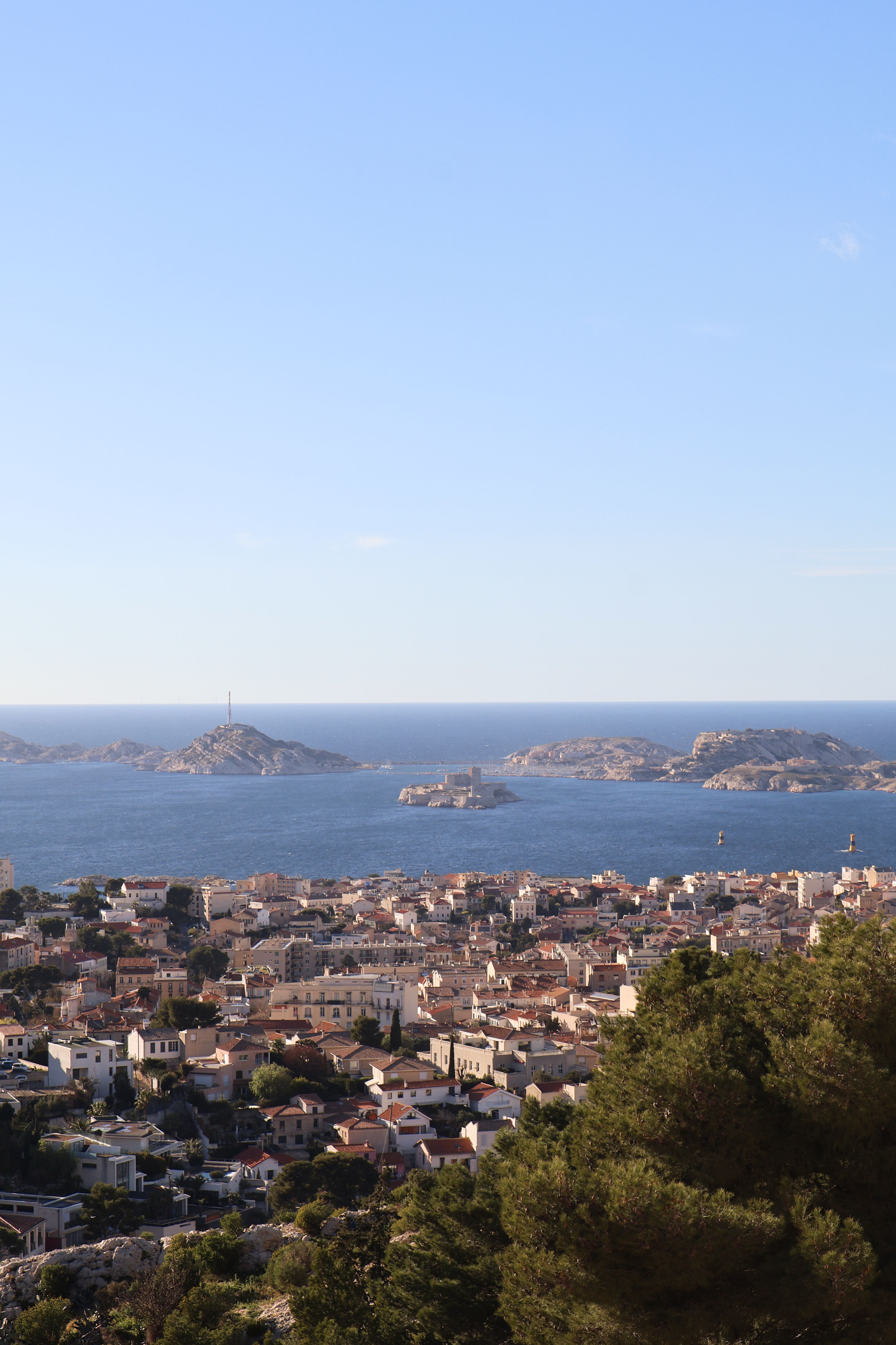 Scenic View of Marseille and Mediterranean Sea · Free Stock Photo