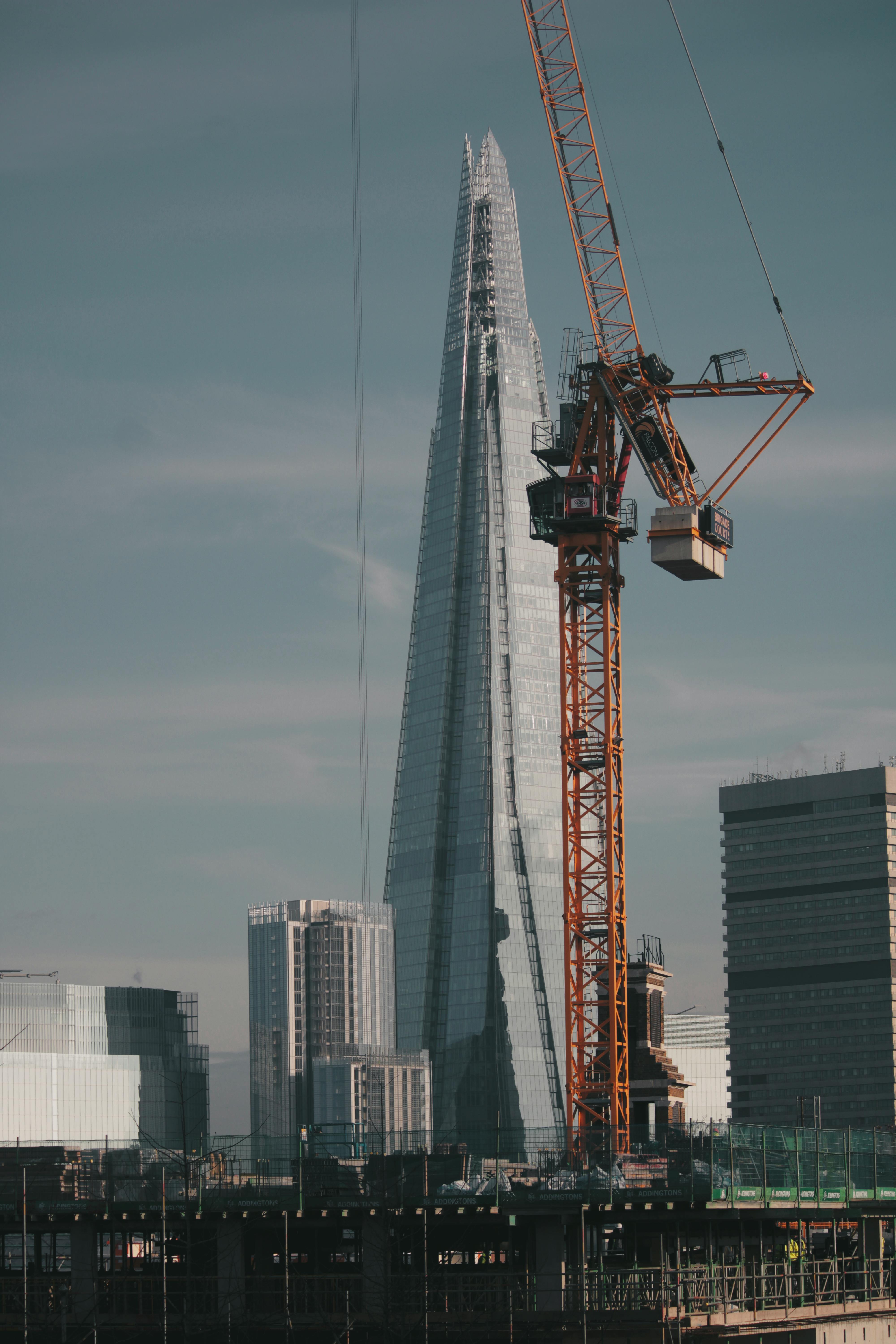 Cranes and Skyscrapers: London Architecture Scene · Free Stock Photo