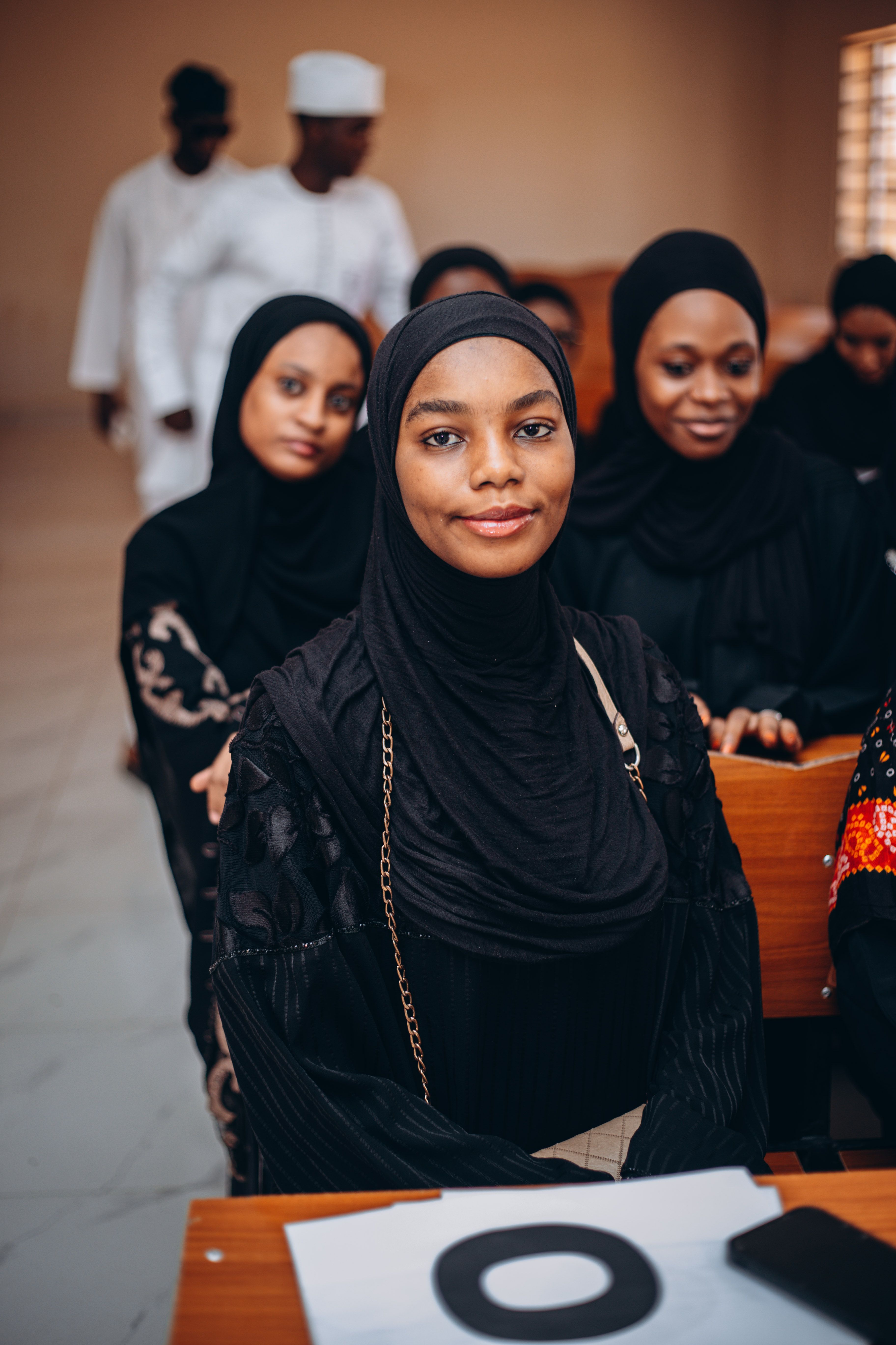 Confident Muslim Students in Classroom Setting · Free Stock Photo