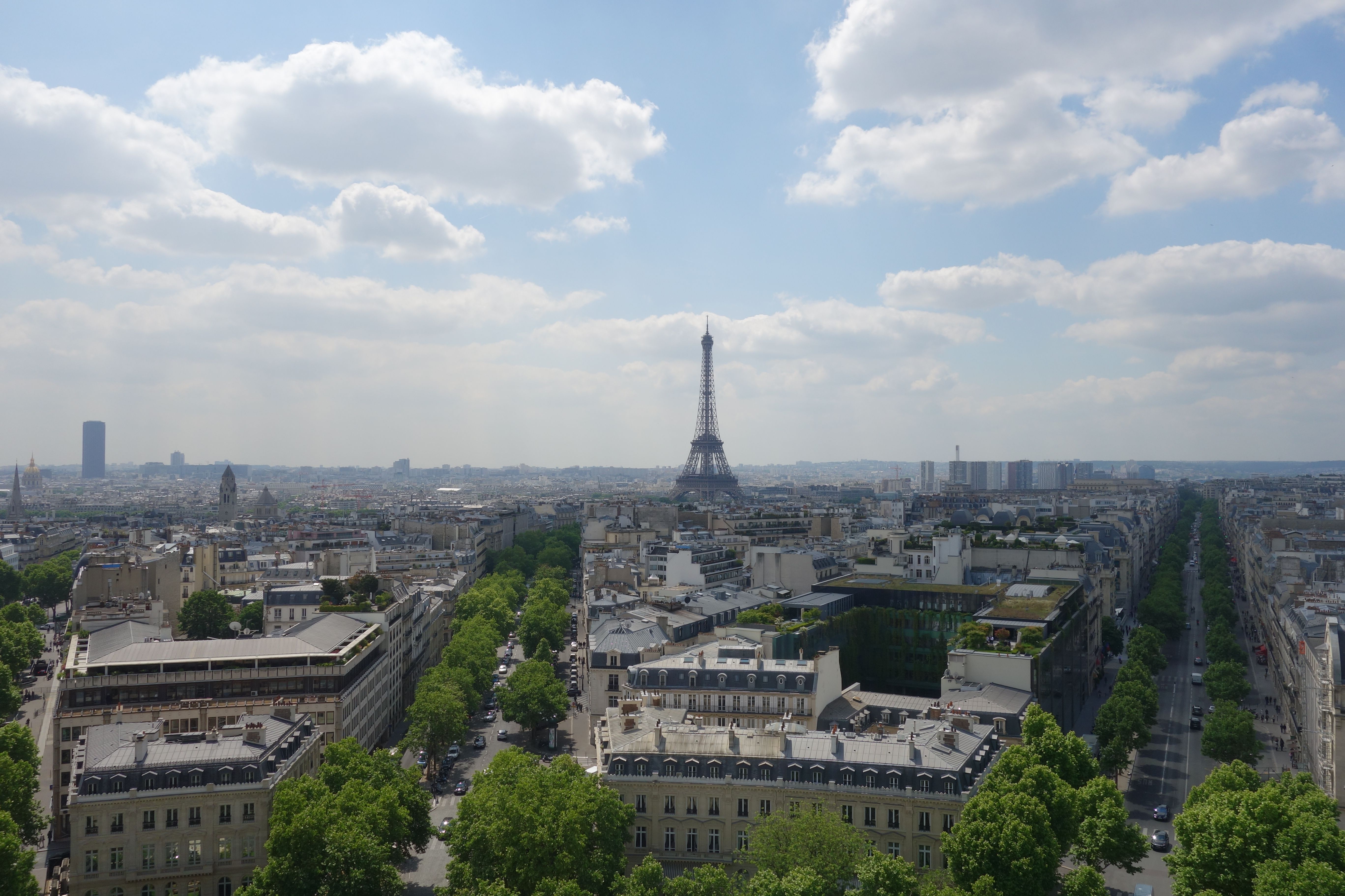 Gray and Brown Tower Telescope Near Trees and High Rise Buildings ...