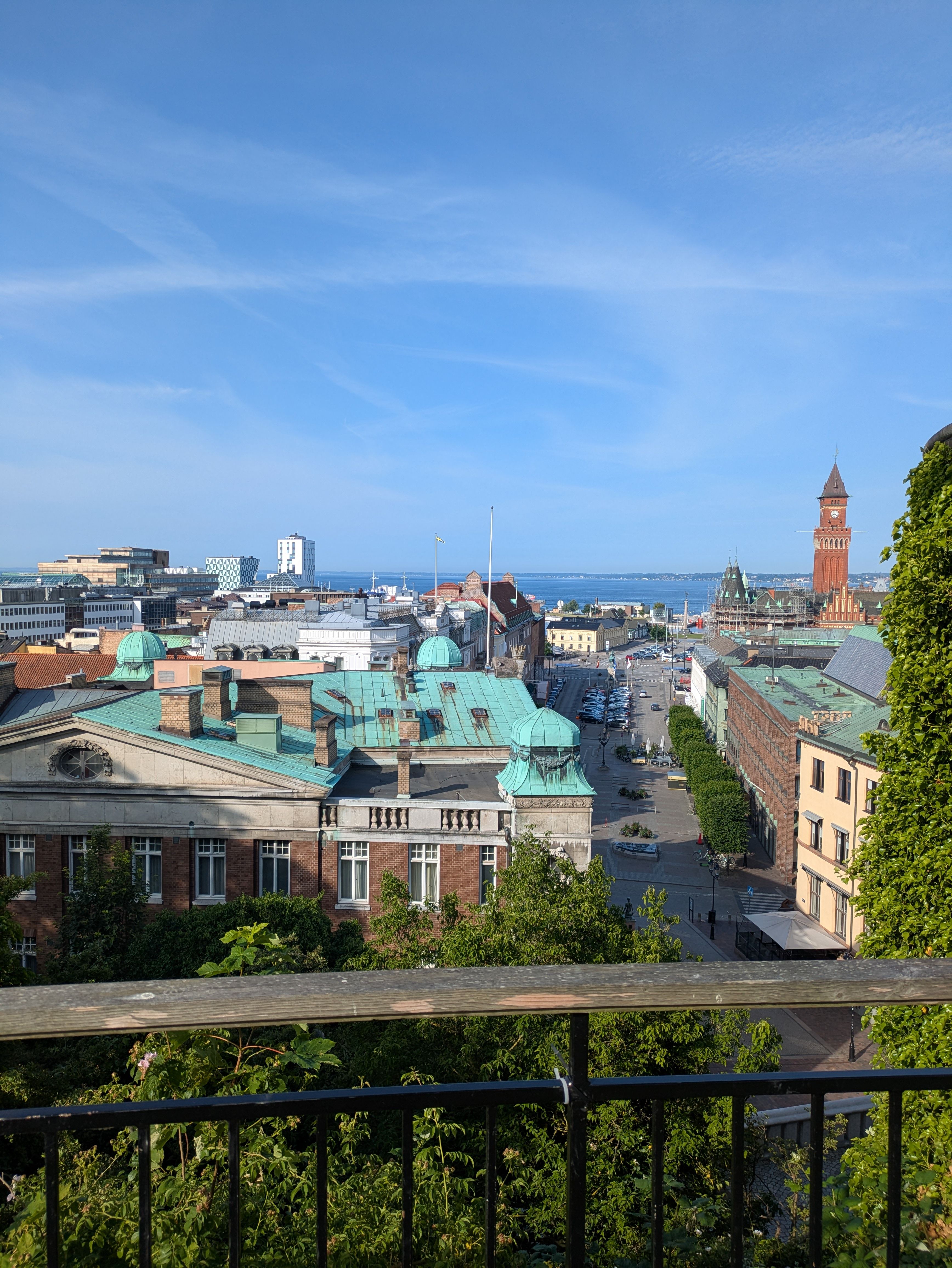 Scenic Aerial View of Helsingborg Cityscape · Free Stock Photo