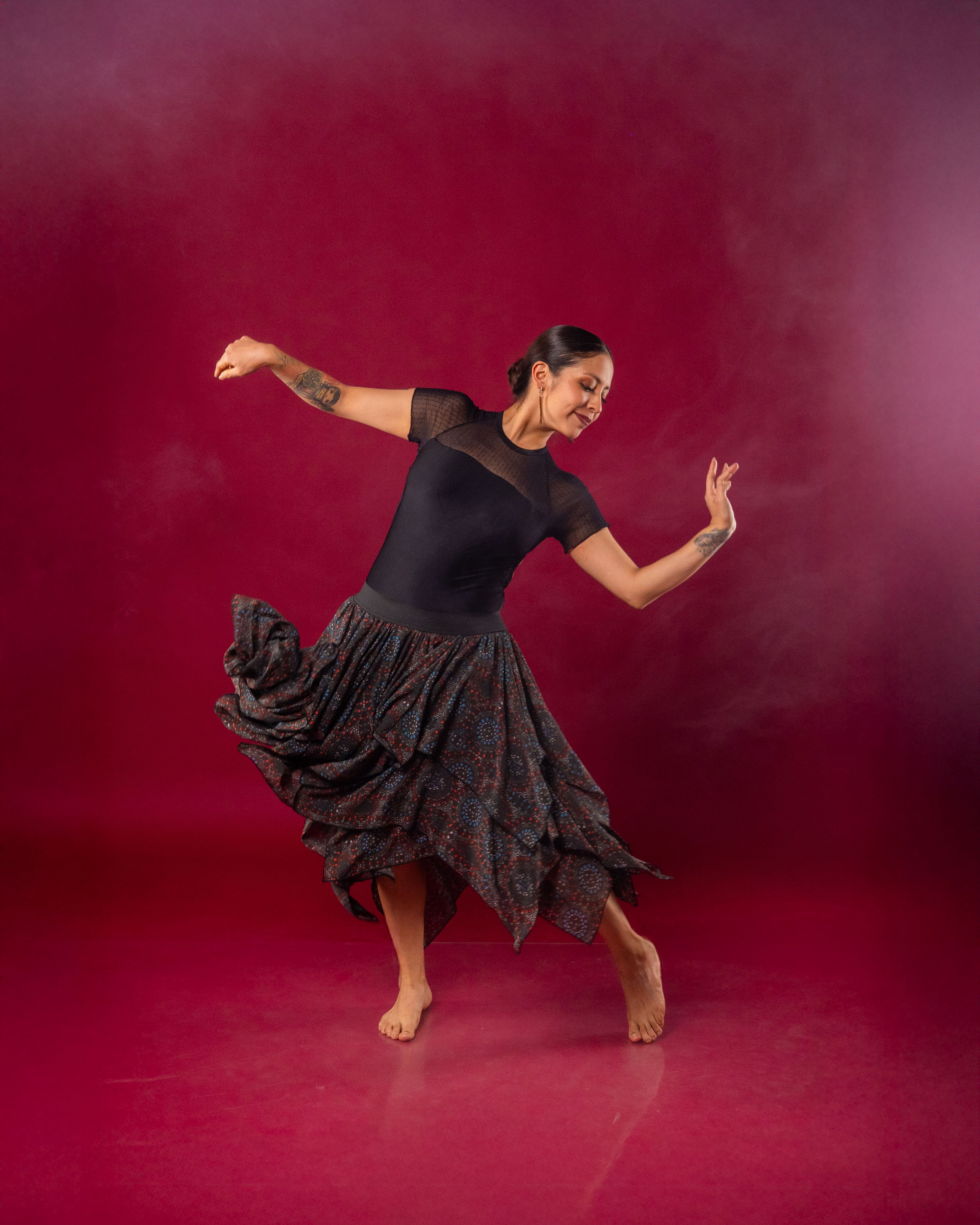 Graceful Latina Dancer Performing in Mexico City · Free Stock Photo