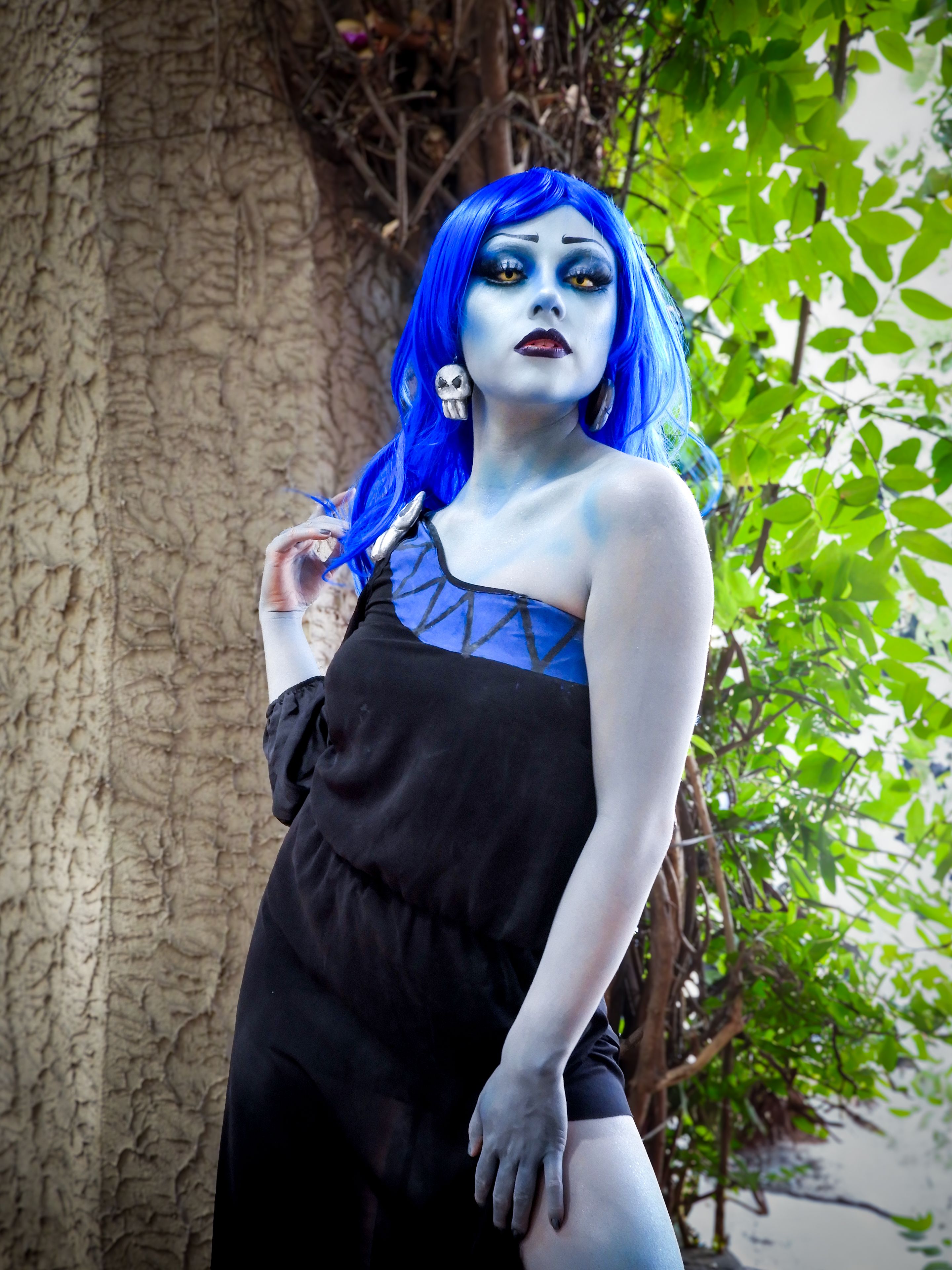 Fantasy Cosplay Portrait in Lush Outdoor Setting · Free Stock Photo