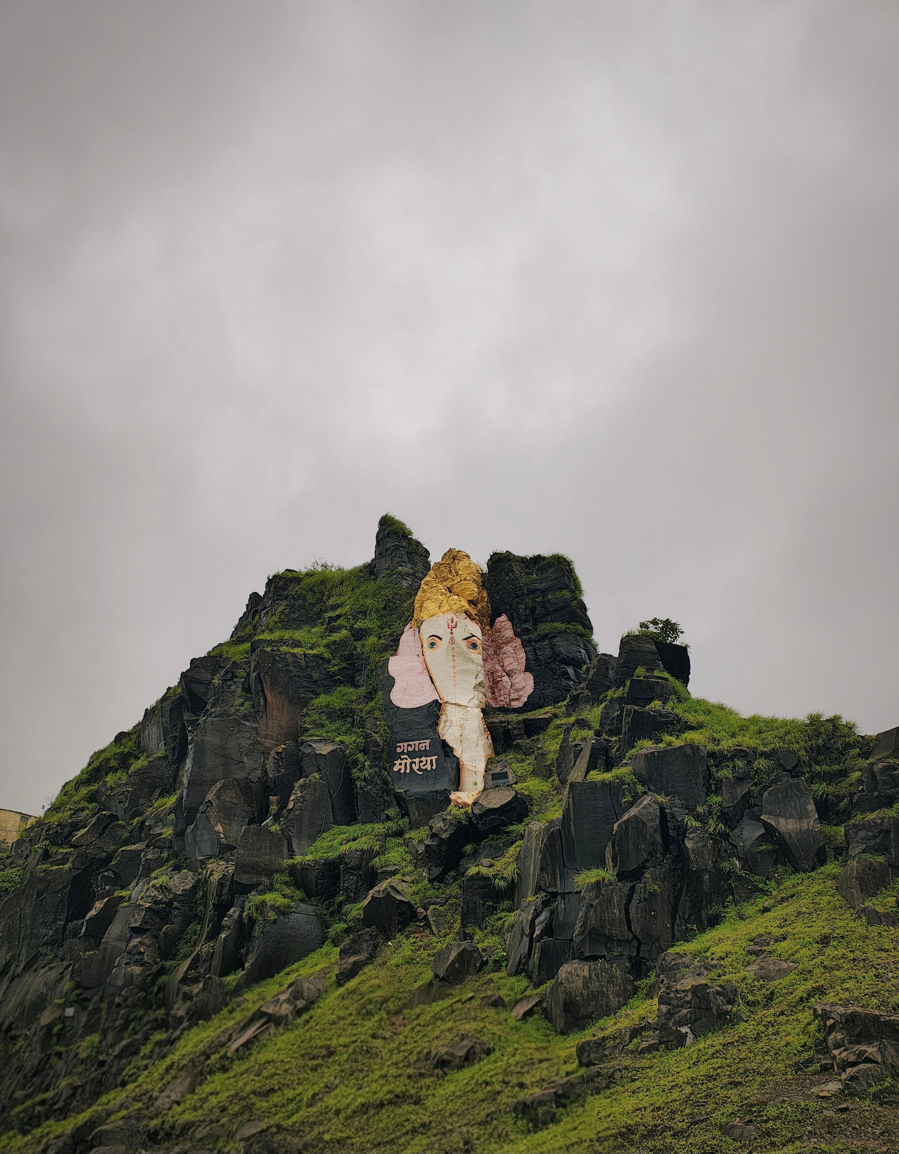 Ganesha Statue on Gaganbawda Mountain · Free Stock Photo