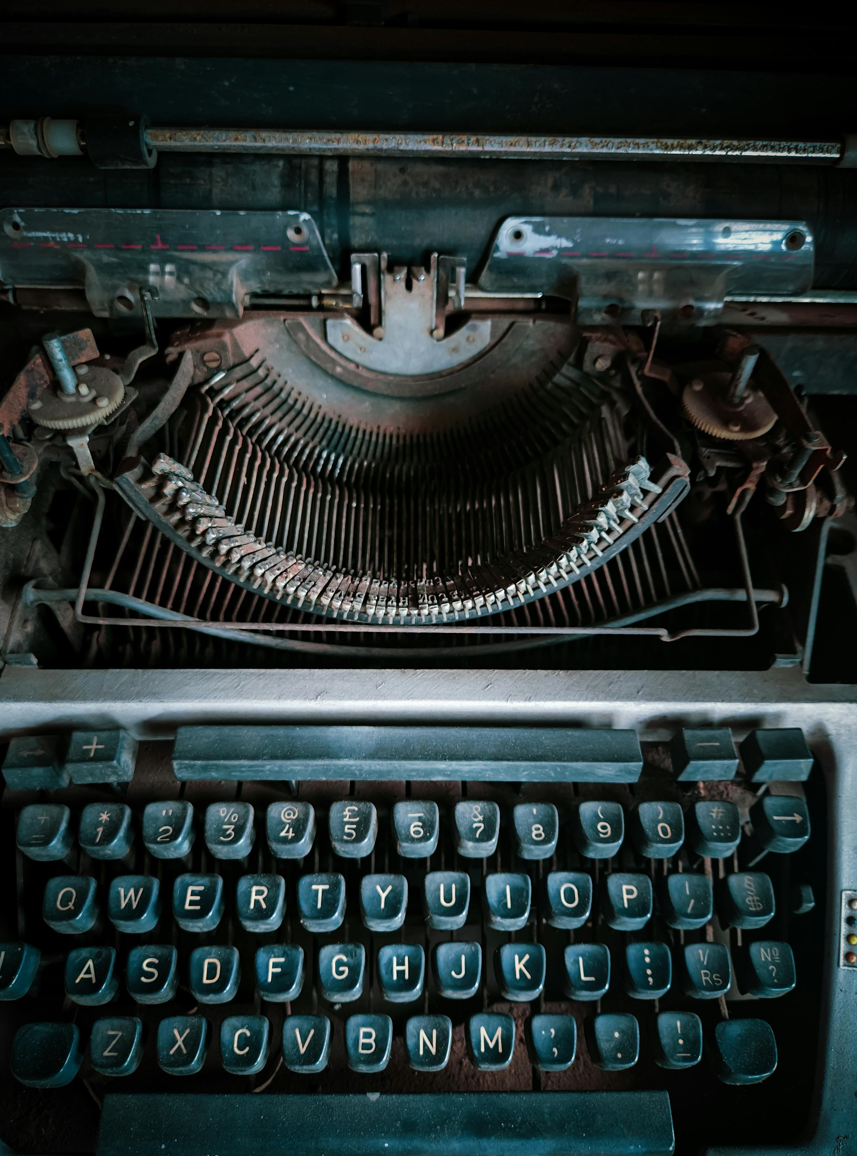 typewriter keys sticking