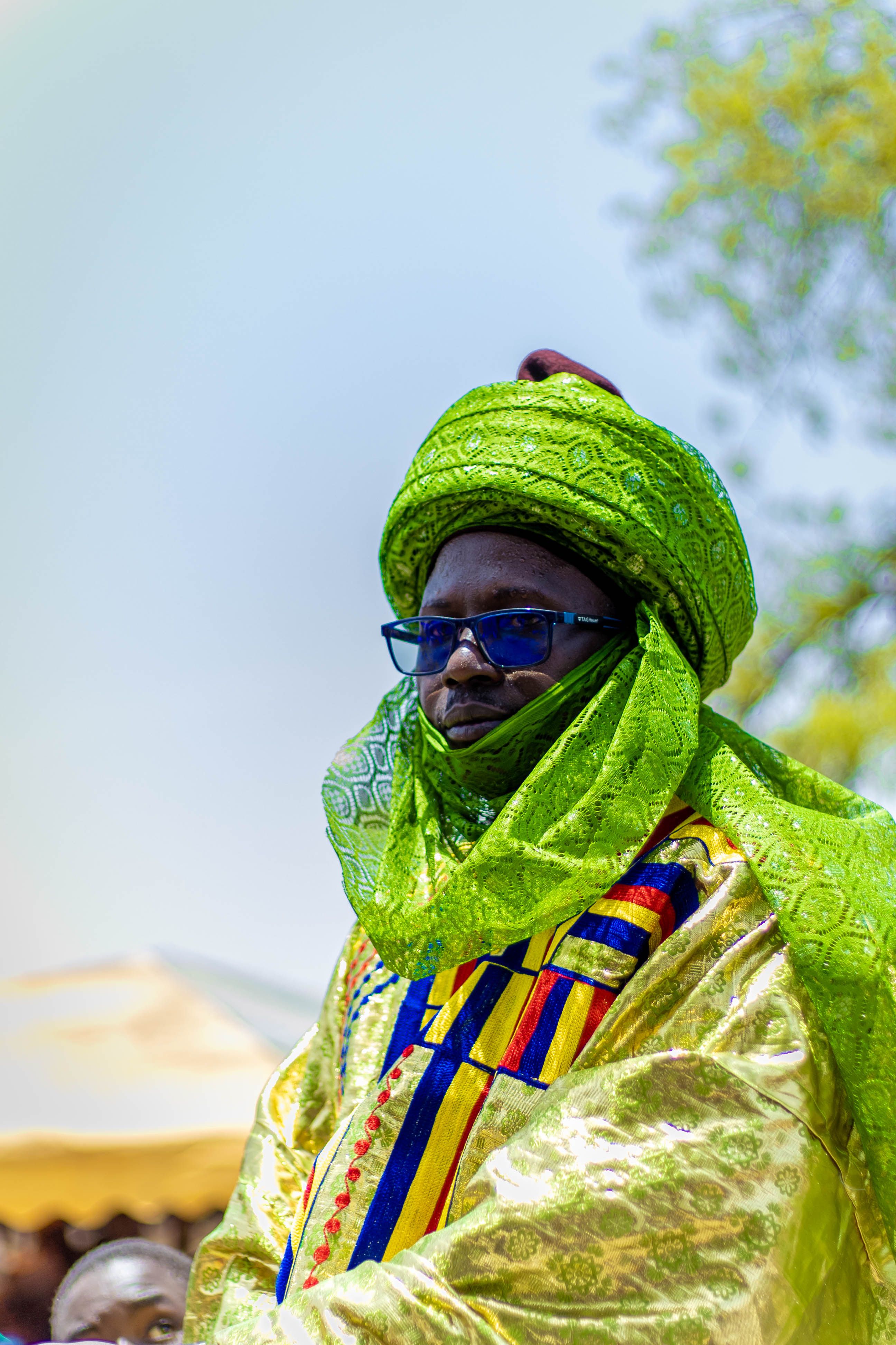 Nigerian Traditional Attire in Outdoor Ceremony · Free Stock Photo