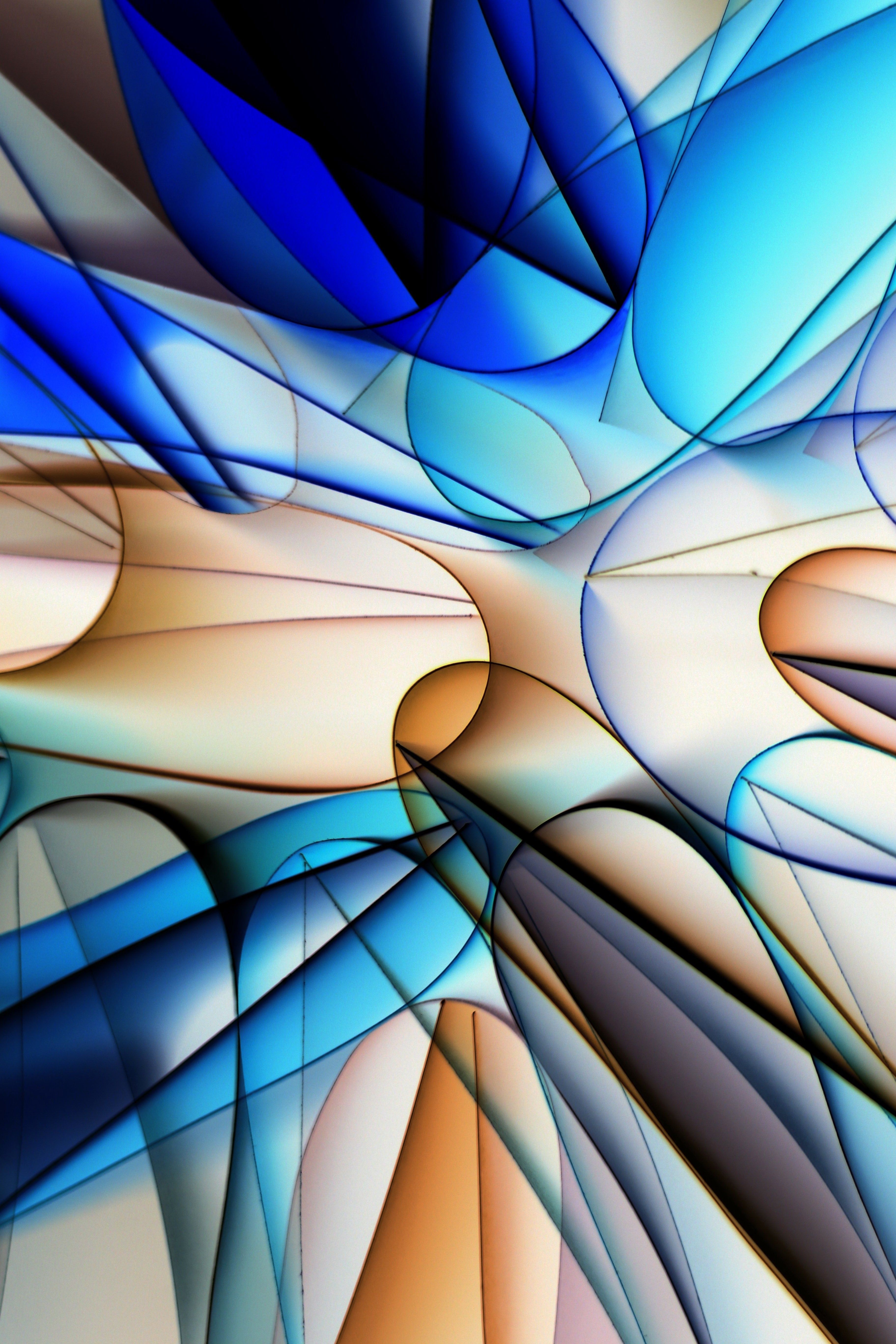 Vibrant Abstract Art with Fluid Shapes and Colors · Free Stock Photo