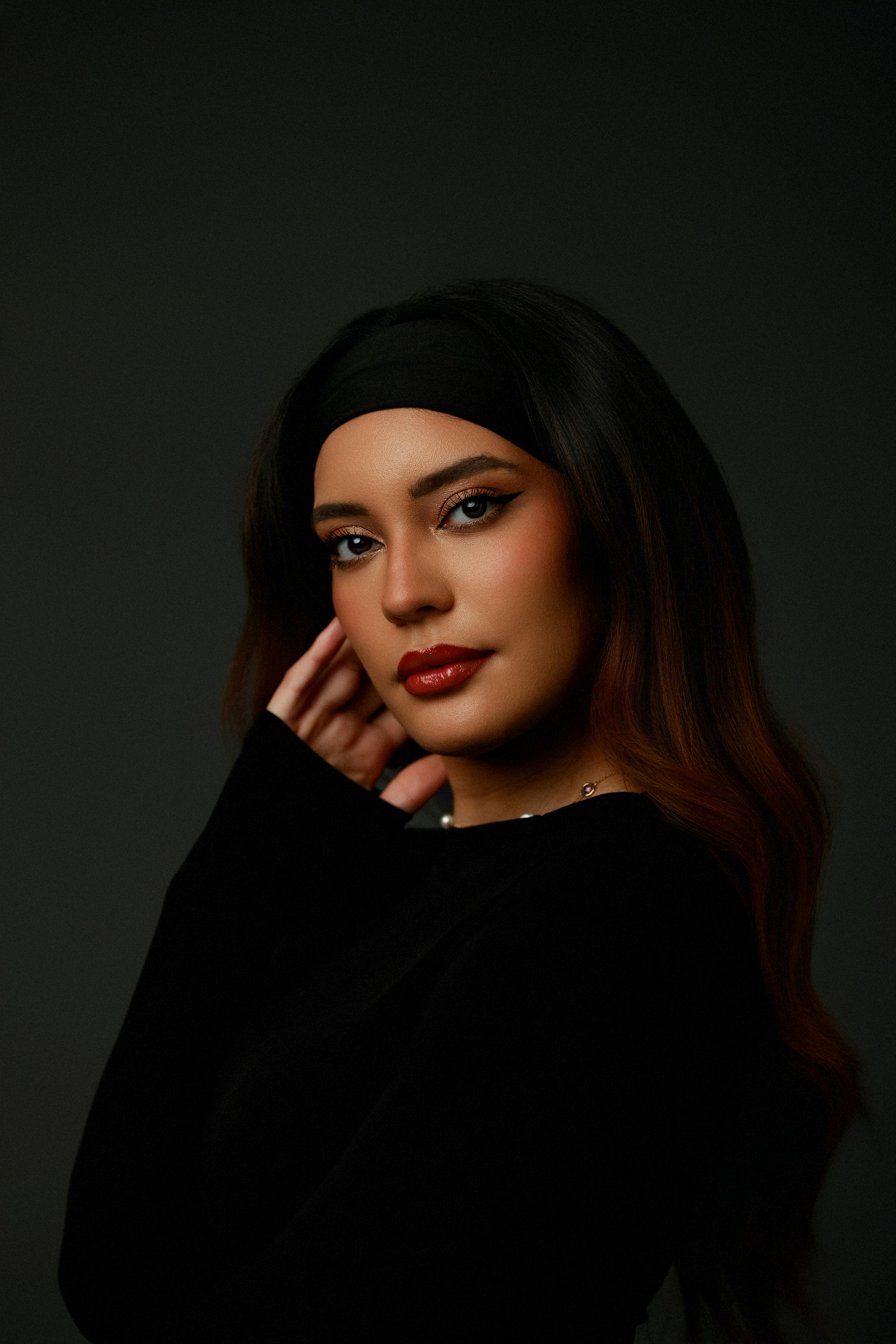 Elegant Portrait of Woman in White Dress · Free Stock Photo