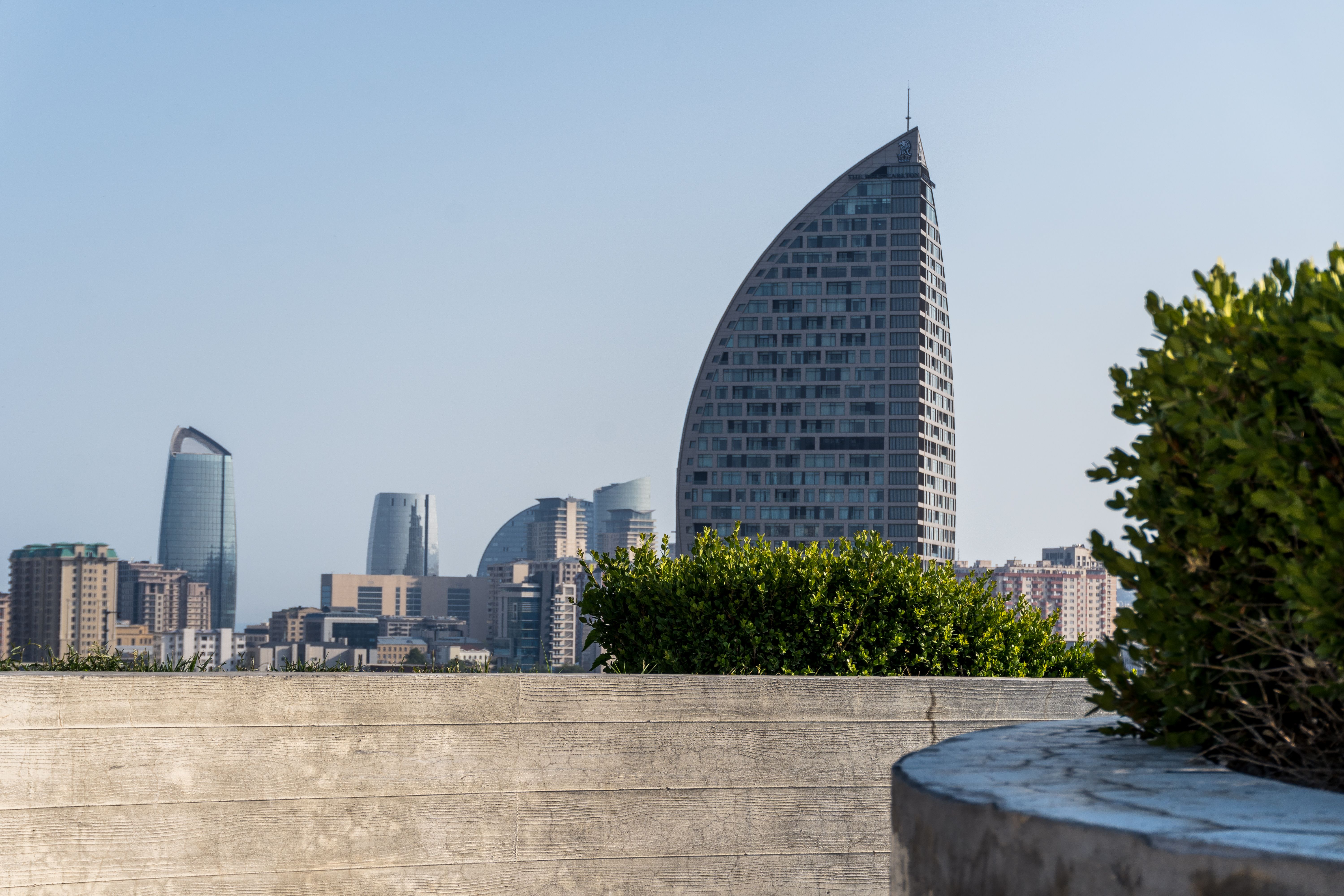 Baku Skyline Featuring Iconic Modern Architecture · Free Stock Photo