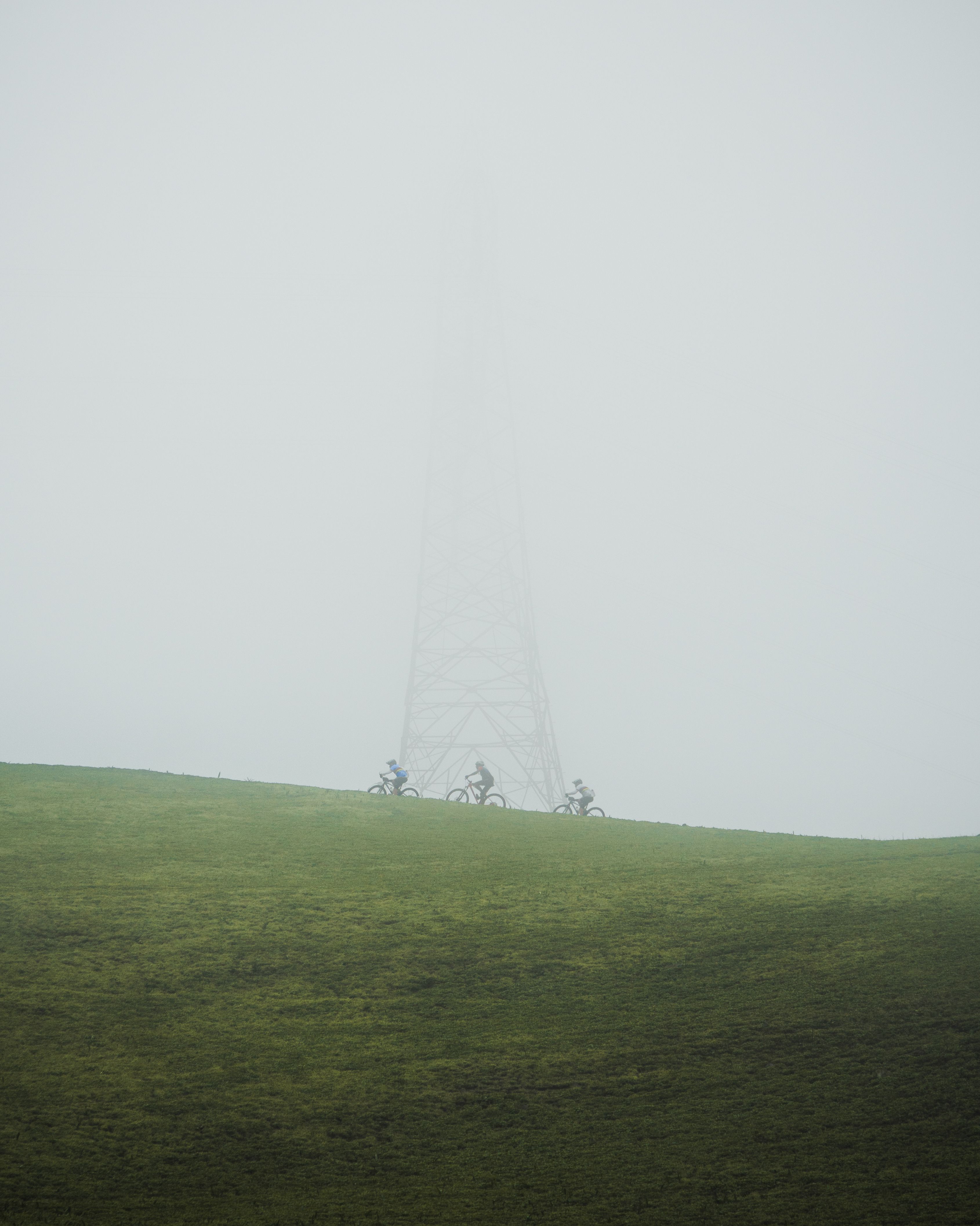 Cyclists in Misty Valleys of Pachacamac · Free Stock Photo