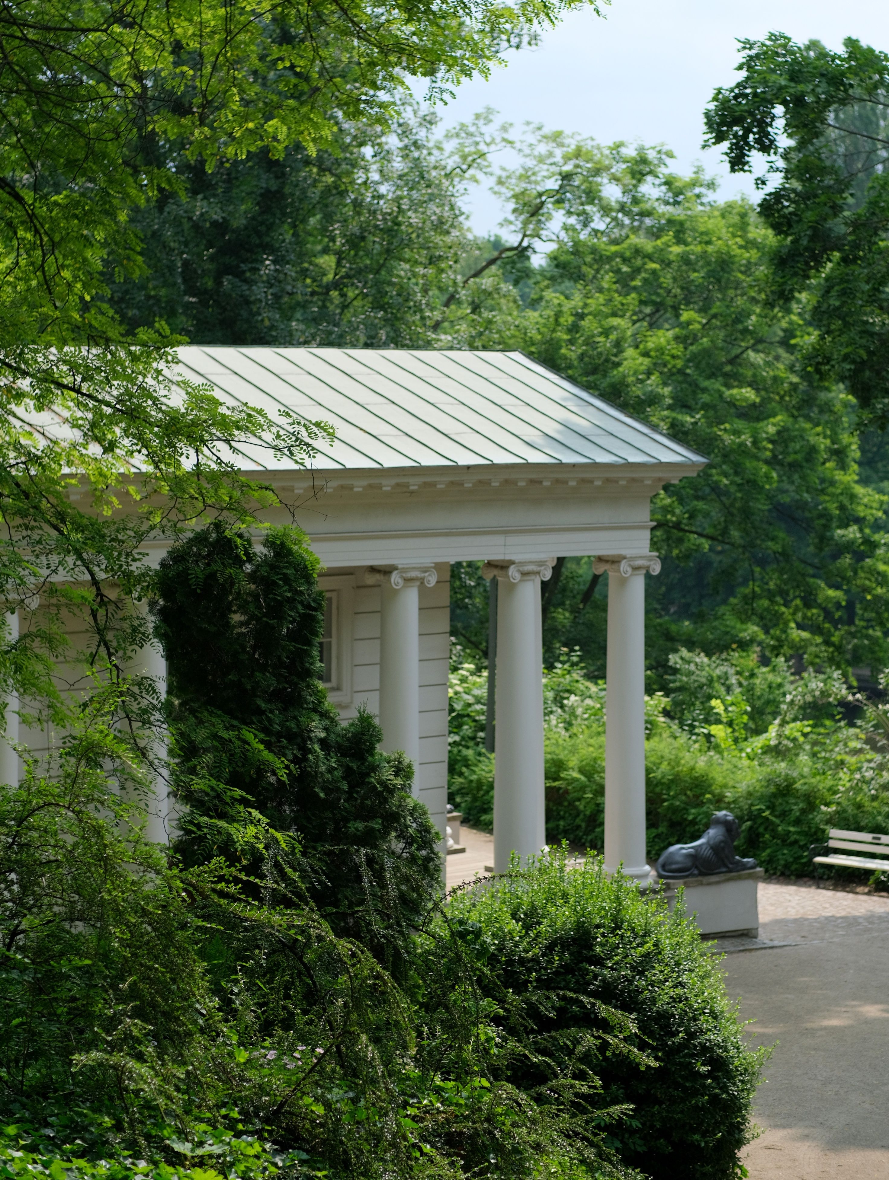 Classic Pavilion in Lush Green Garden · Free Stock Photo