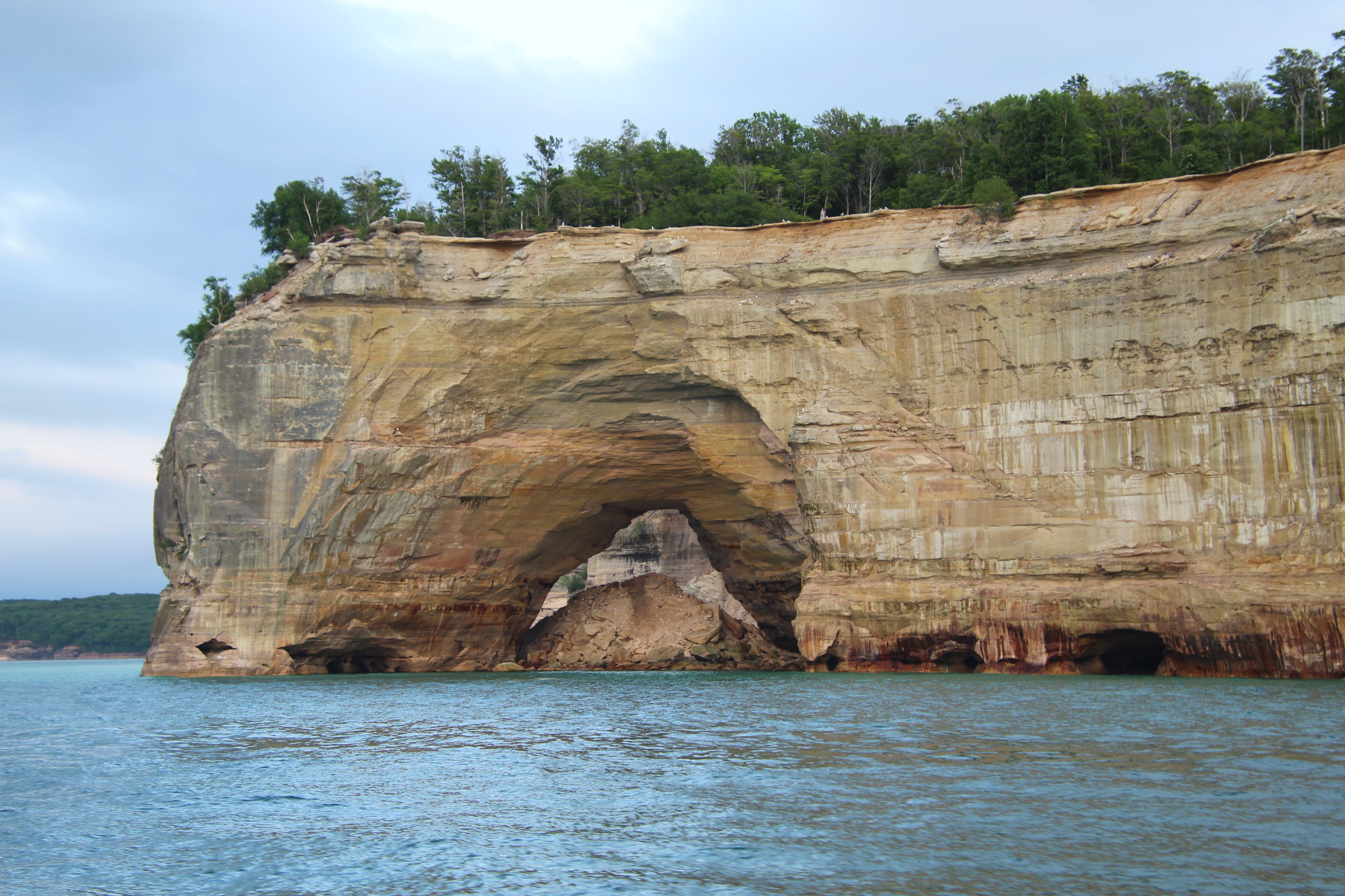 Pictured Rocks National Lakeshore Cliff Arch · Free Stock Photo