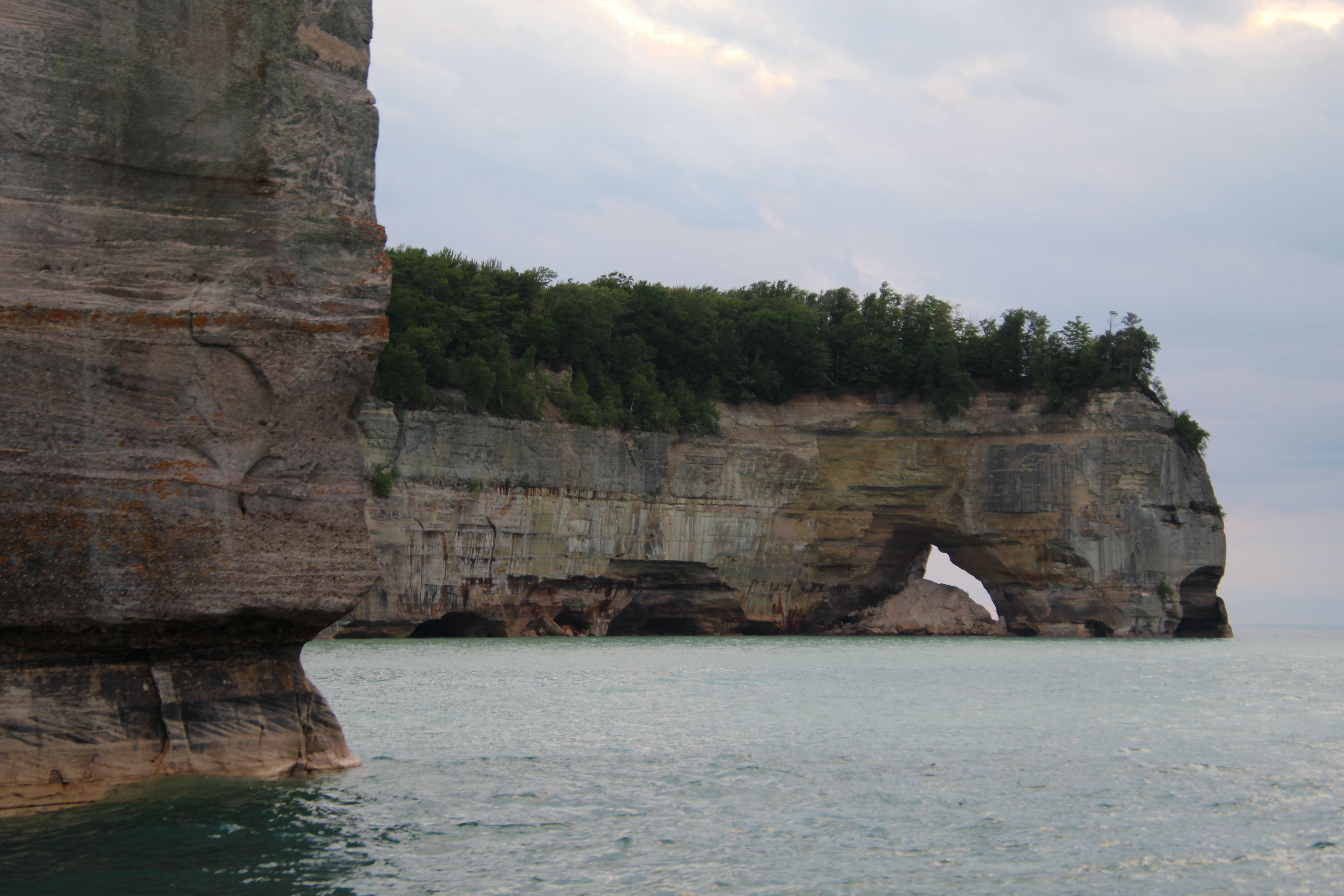 Scenic View of Pictured Rocks National Lakeshore · Free Stock Photo