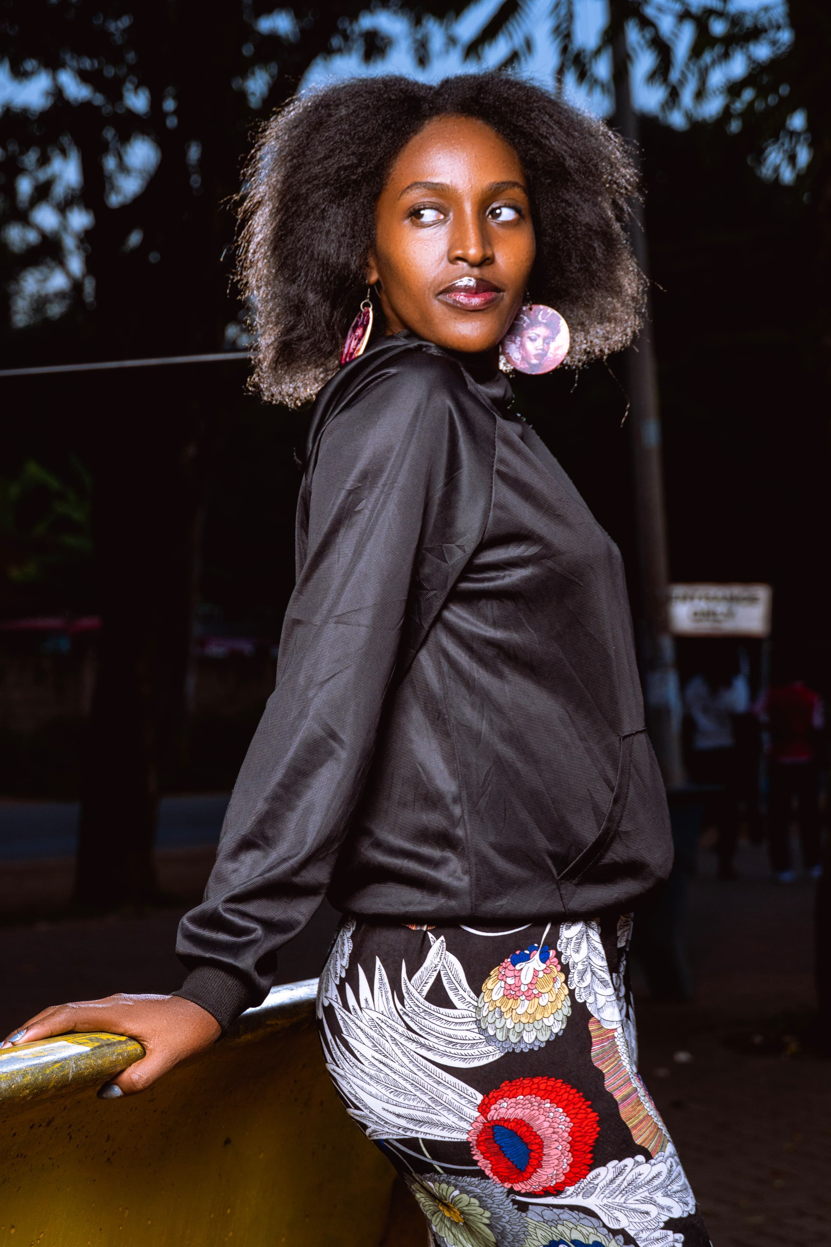 Fashionable Woman in Urban Streetwear · Free Stock Photo