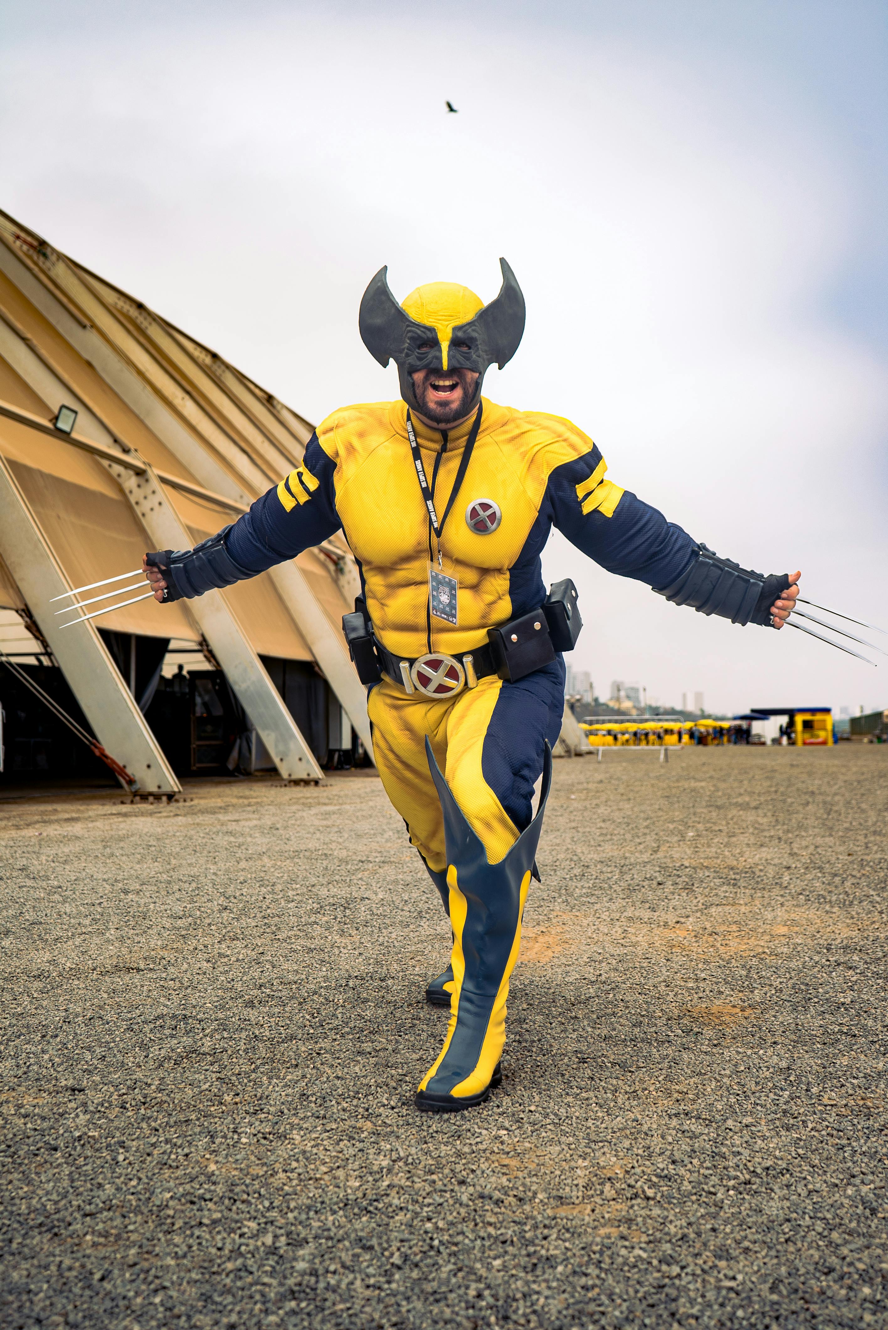 Wolverine Cosplay at Outdoor Event · Free Stock Photo