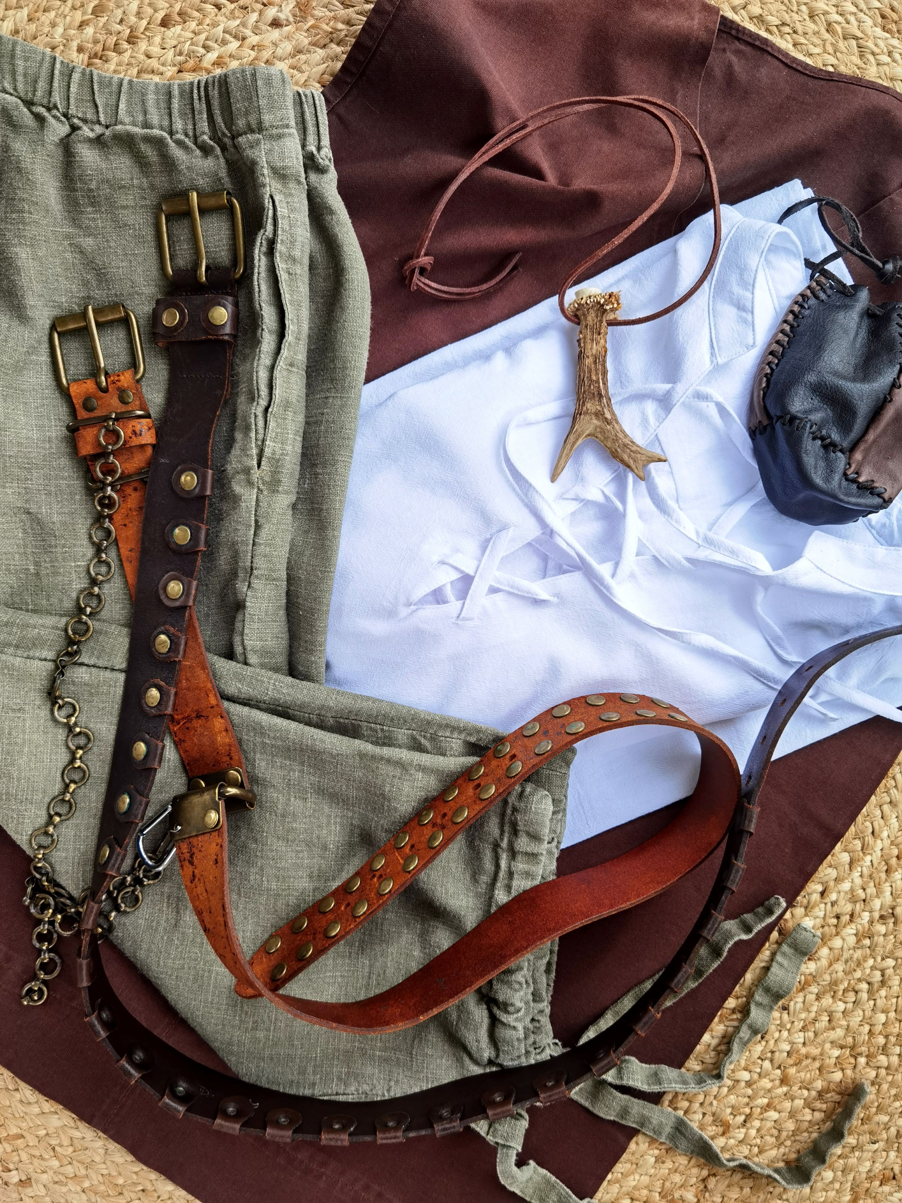 Vintage Accessories and Clothing Flat Lay · Free Stock Photo