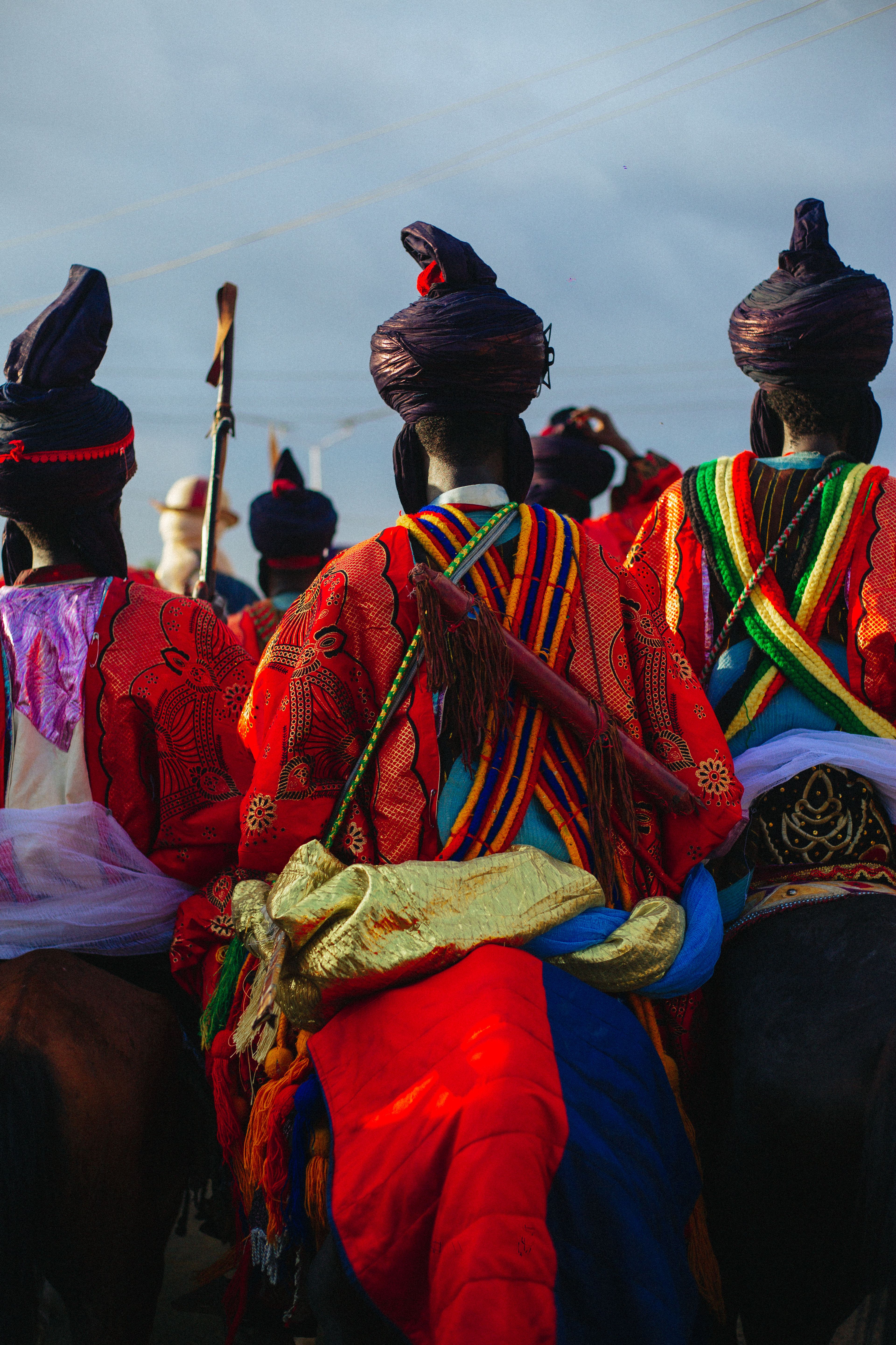 Vibrant Traditional African Festival Parade · Free Stock Photo