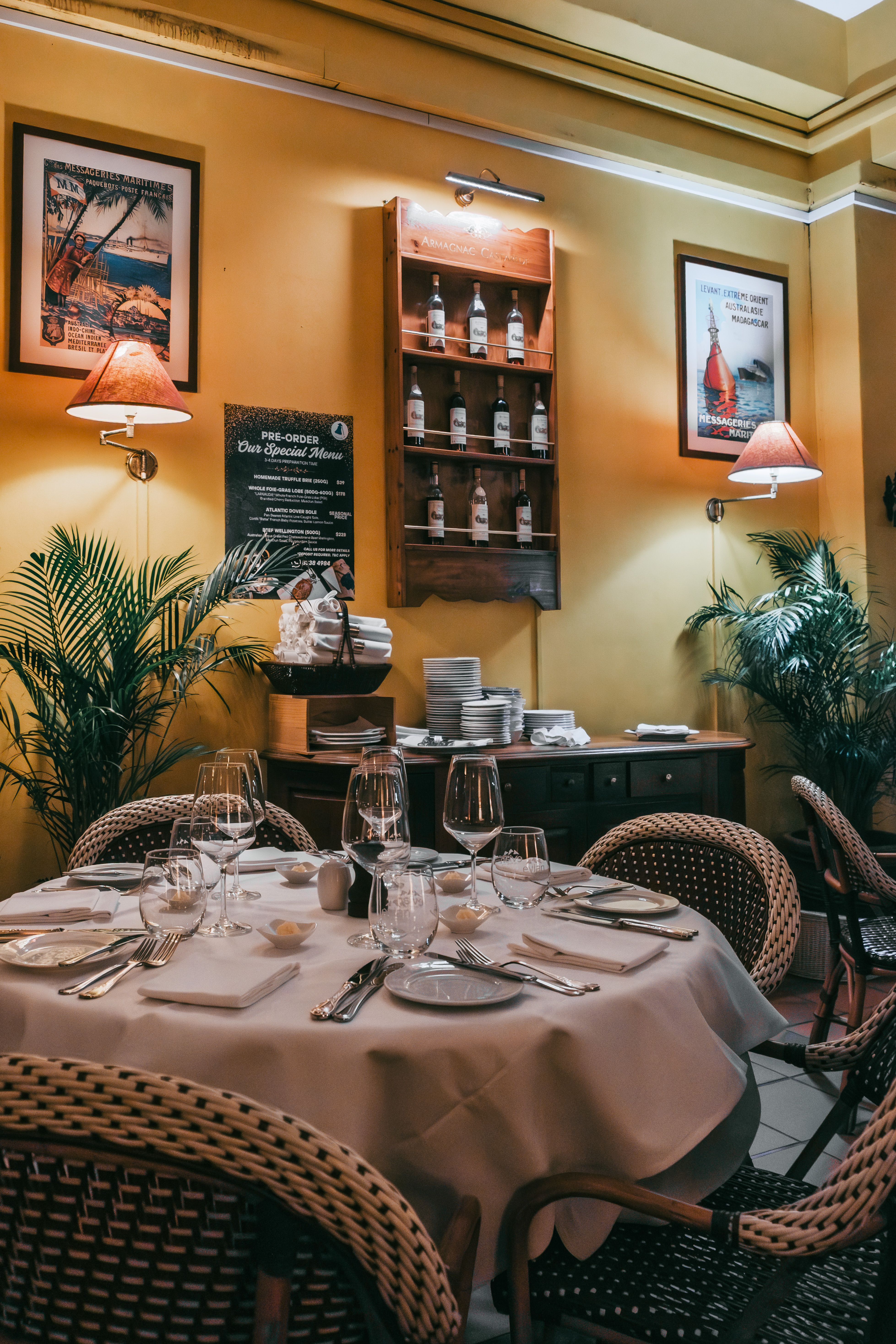 Tables With Cloth in Restaurant · Free Stock Photo