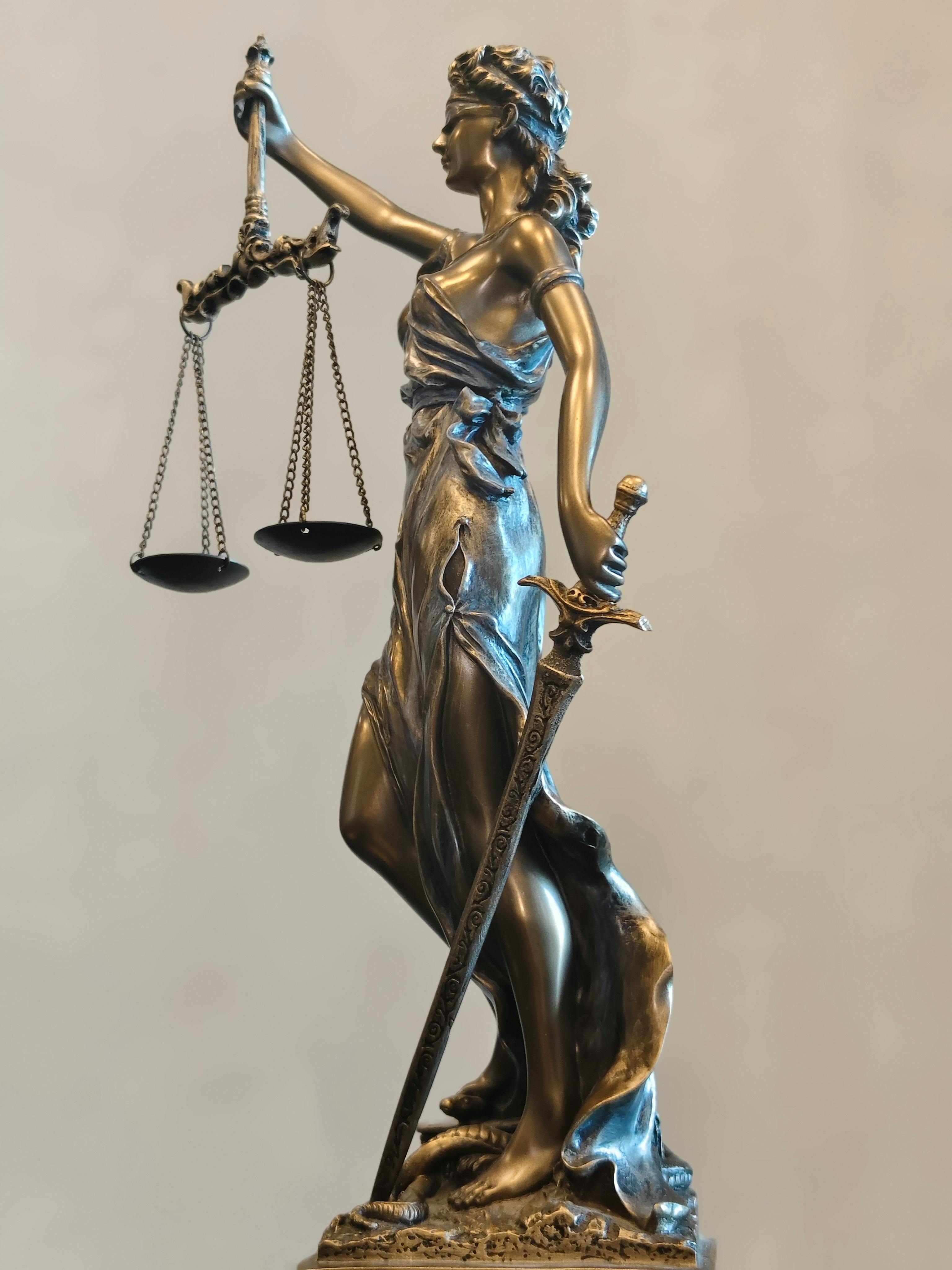 Themis Sculpture with Libra · Free Stock Photo