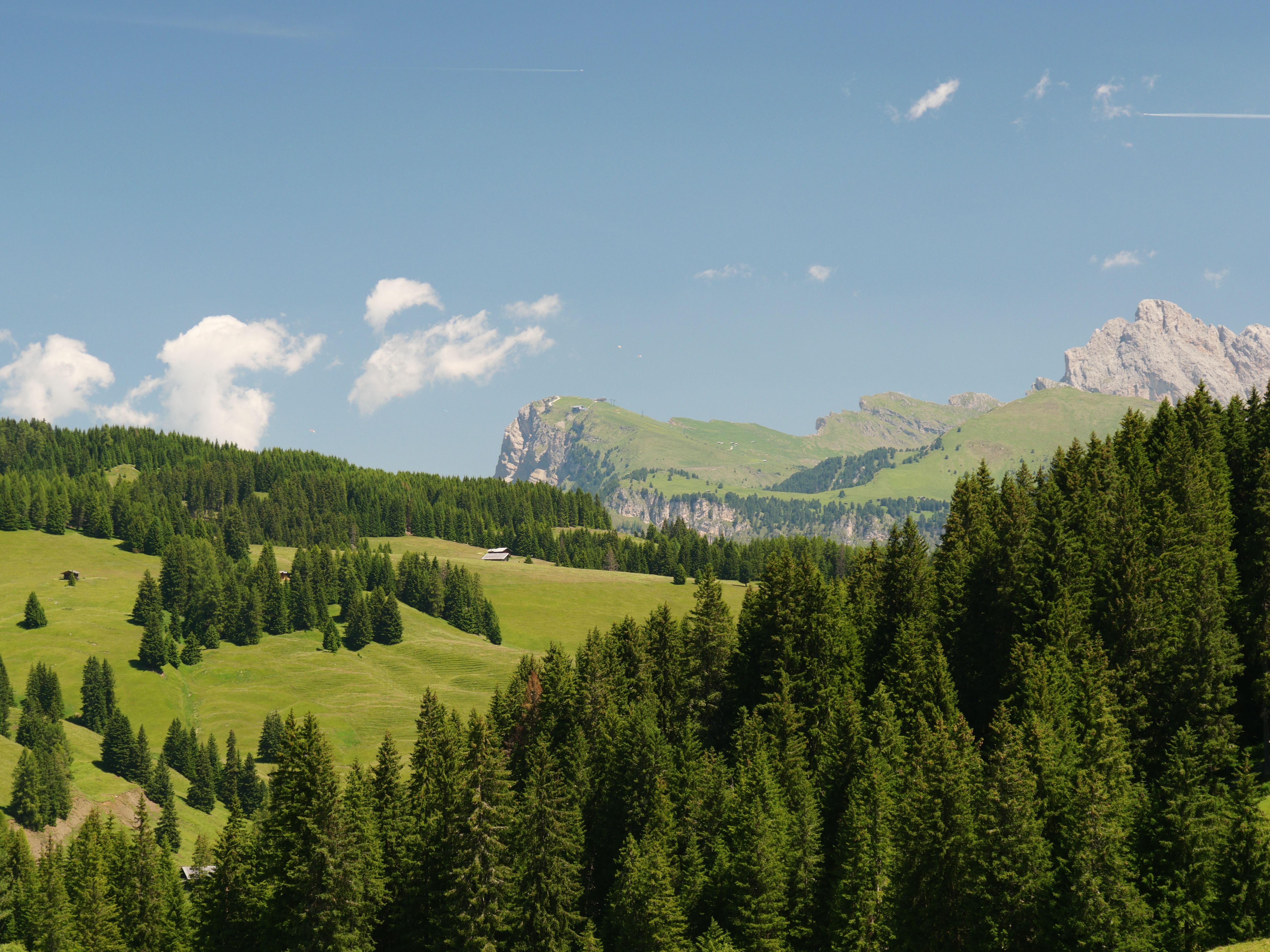 Scenic View of Seiser Alm with Dolomites · Free Stock Photo