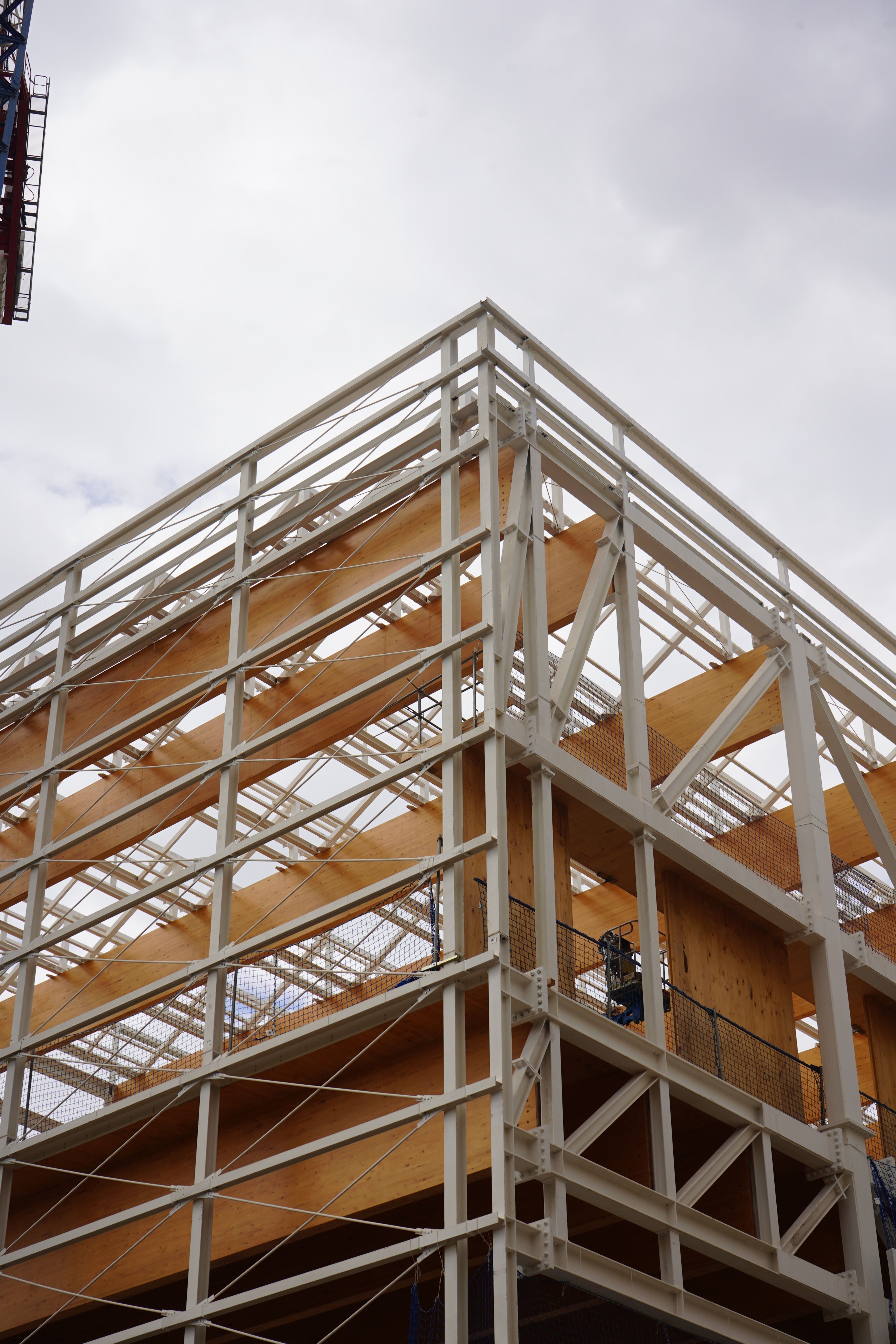 Modern Architectural Structure Under Construction · Free Stock Photo