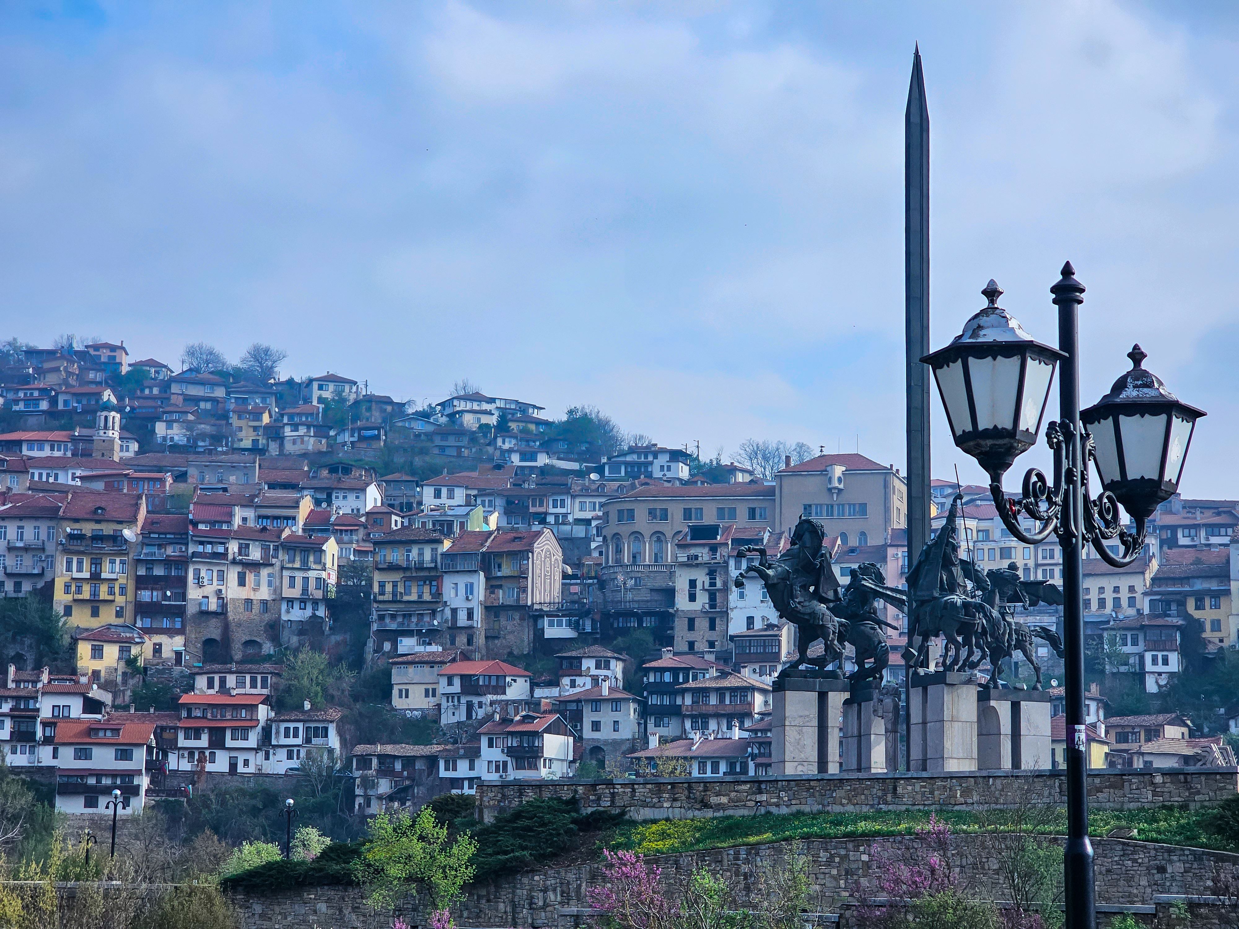 Historic Veliko Tarnovo with Monument View · Free Stock Photo