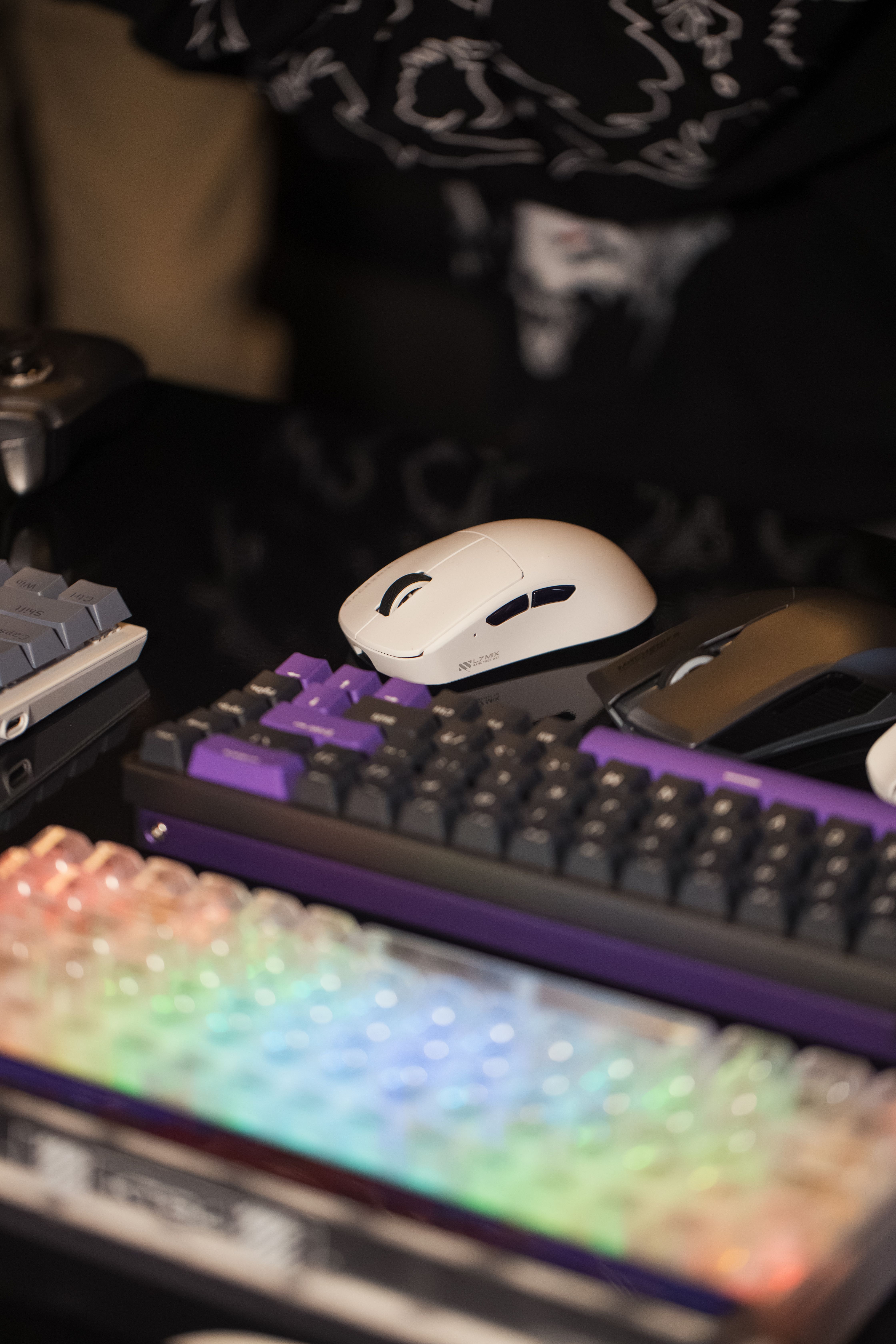 Colorful Mechanical Keyboards on Display Table · Free Stock Photo