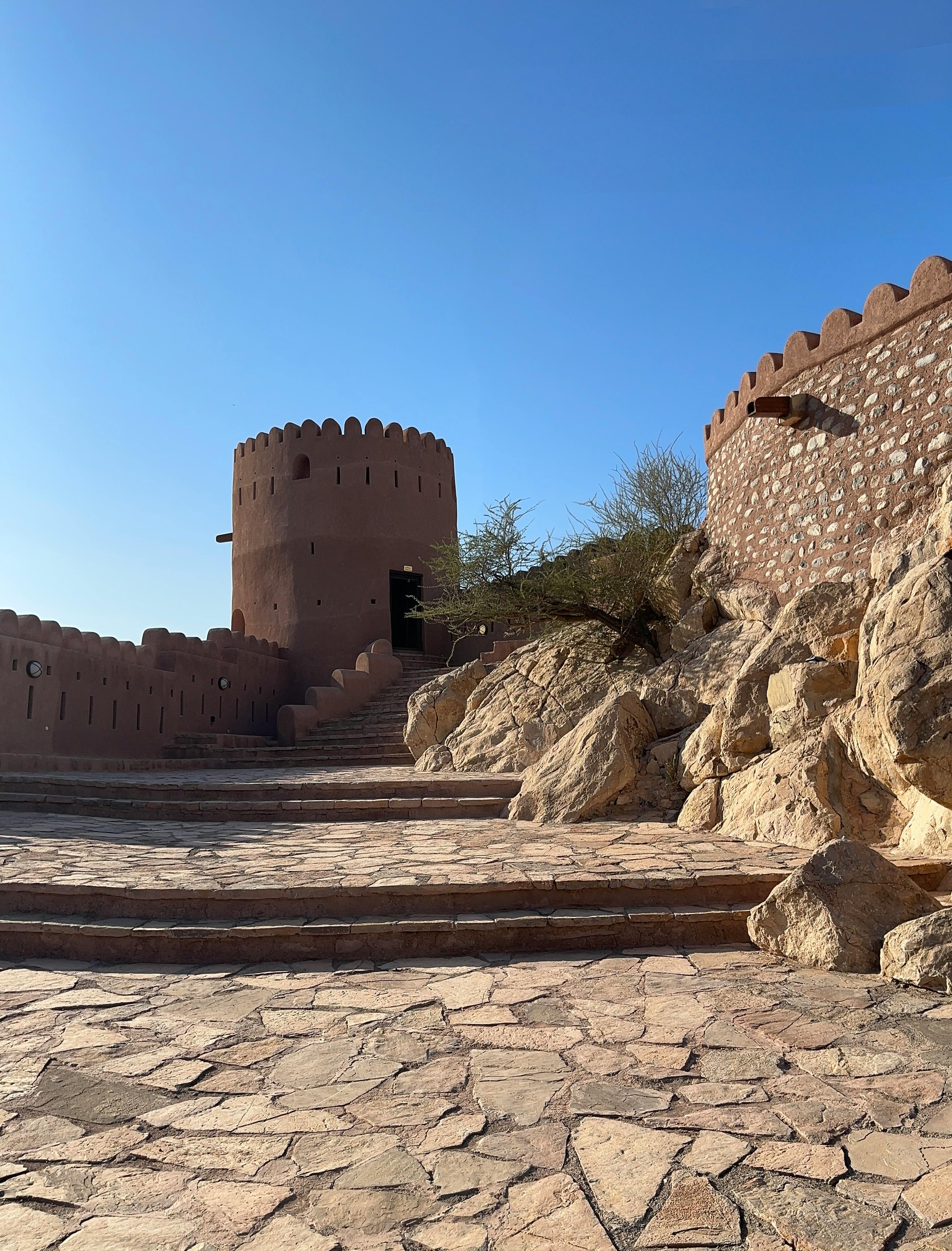 Historic Desert Fort with Stone Pathway · Free Stock Photo
