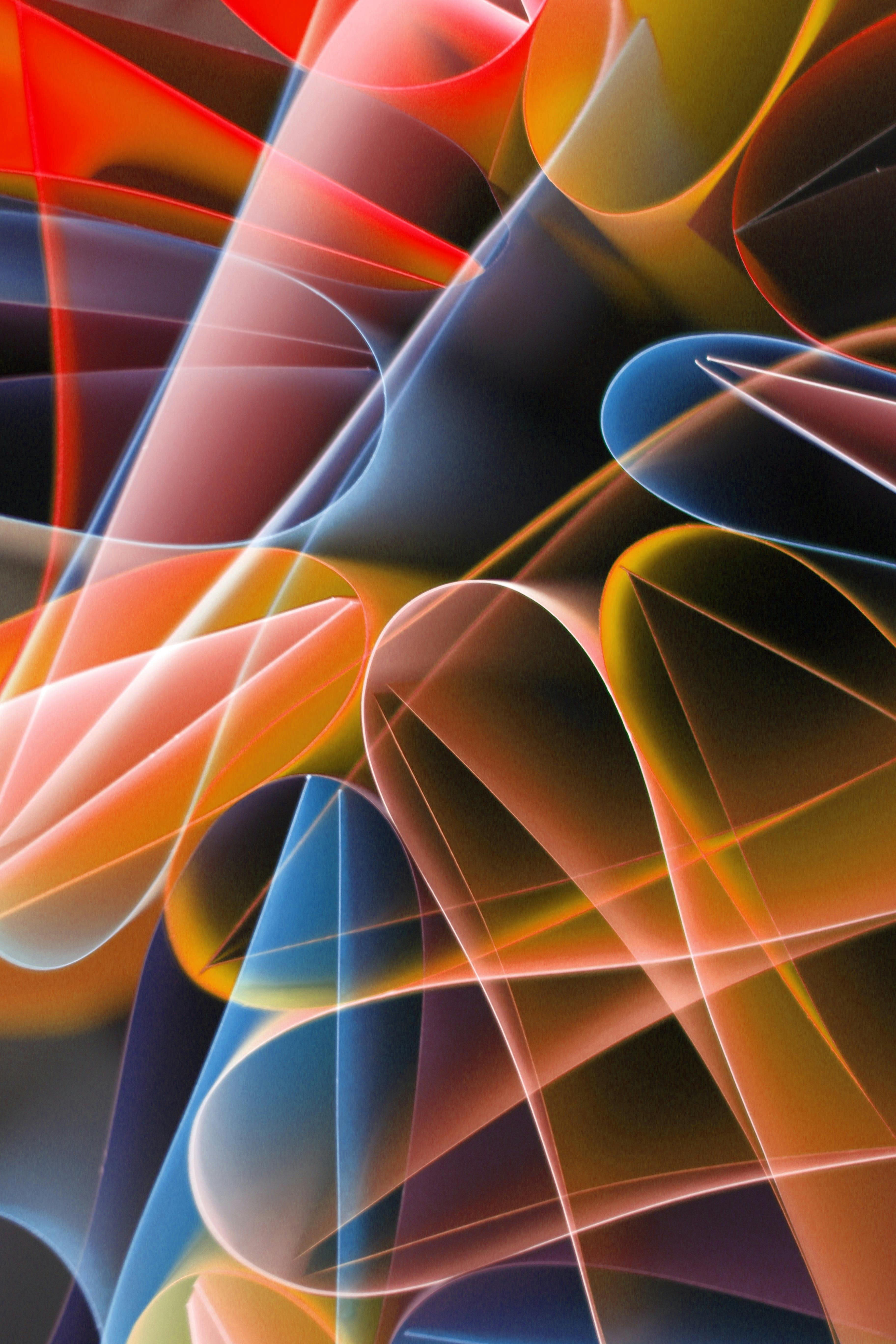 Vibrant Abstract Light Patterns in Motion · Free Stock Photo