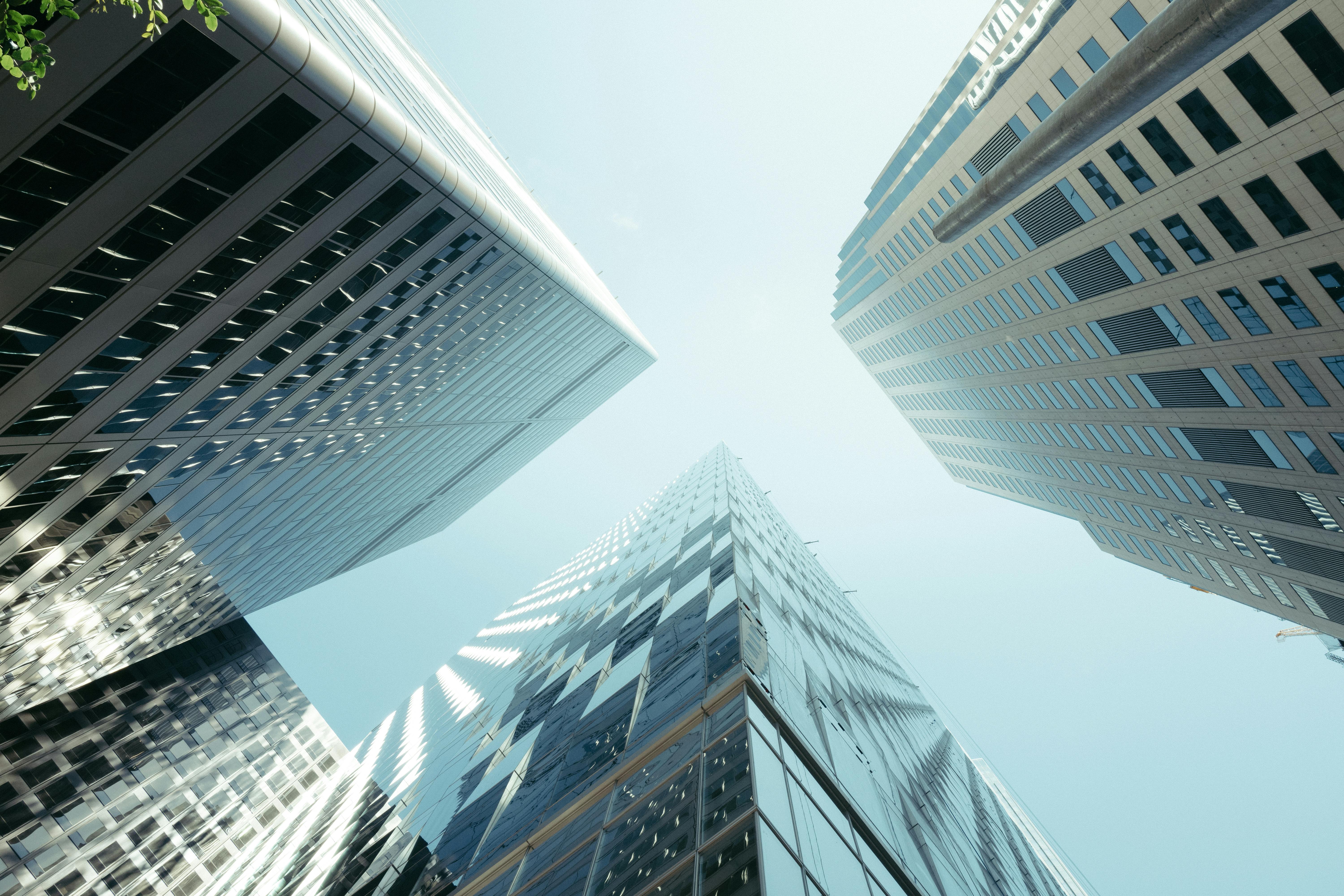 Low-Angle Shot of Buildings · Free Stock Photo