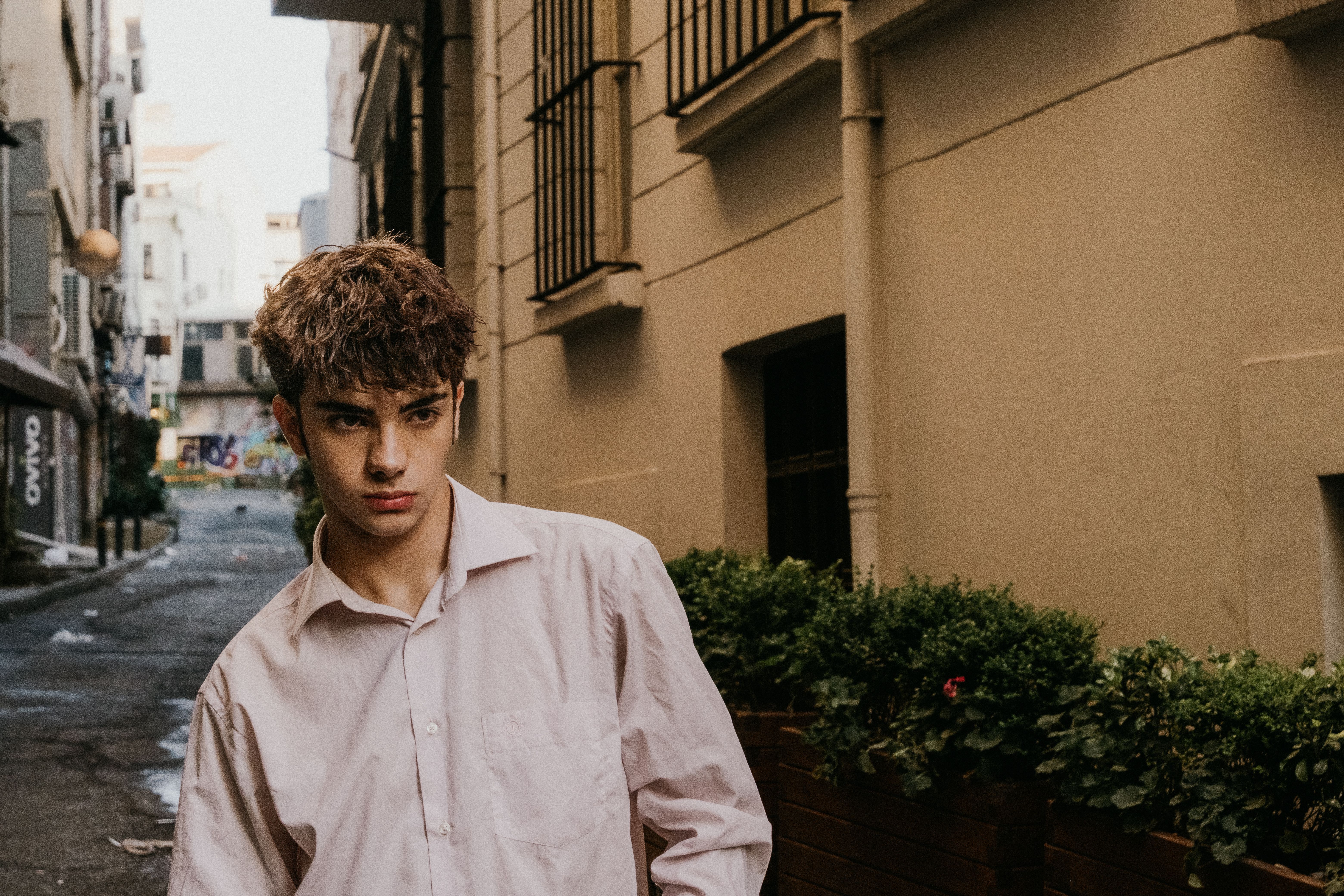 Streetside Portrait of a Young Adult in Istanbul · Free Stock Photo