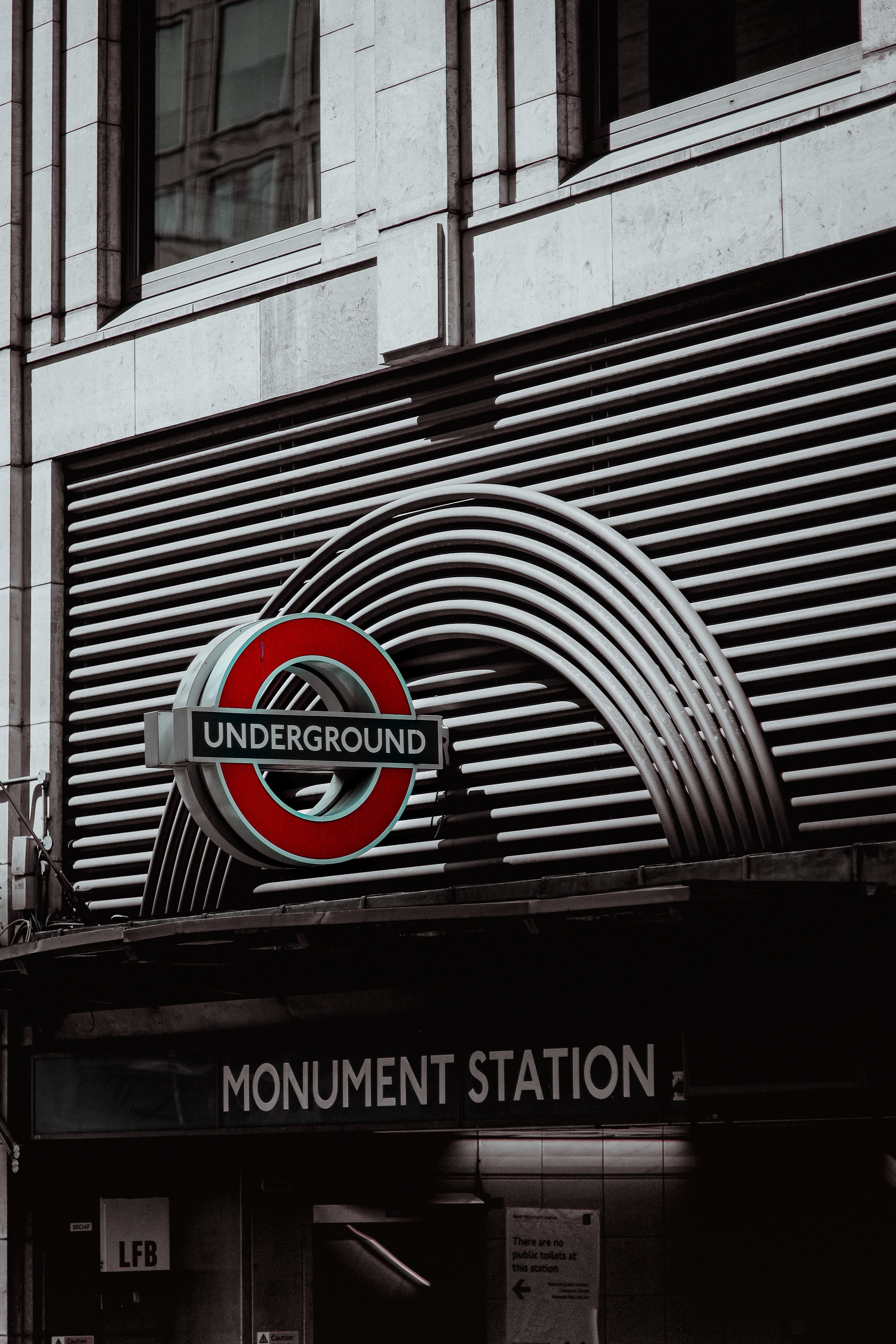 London Monument Station Underground Sign · Free Stock Photo