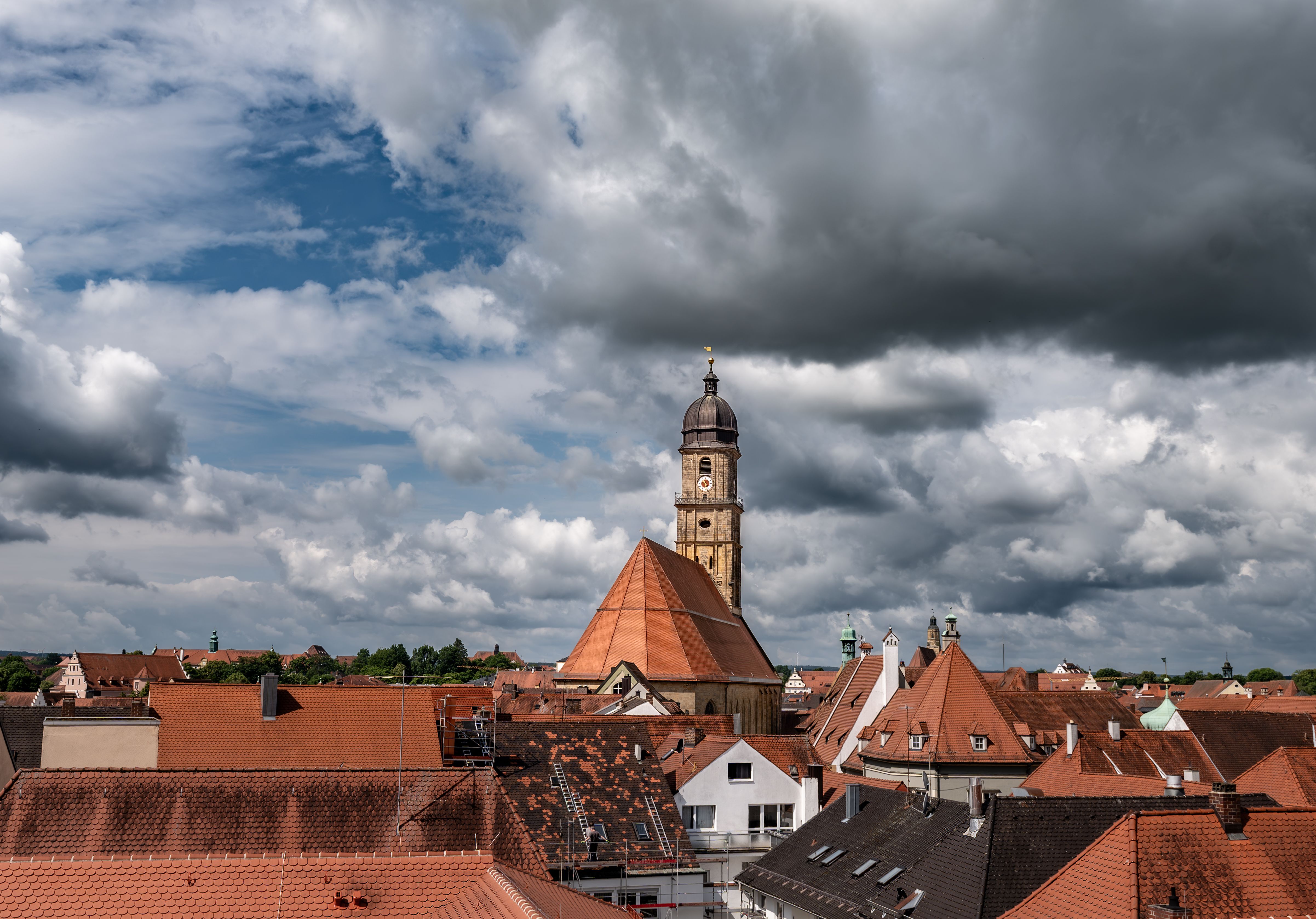 Scenic Rooftop View of Amberg, Germany · Free Stock Photo