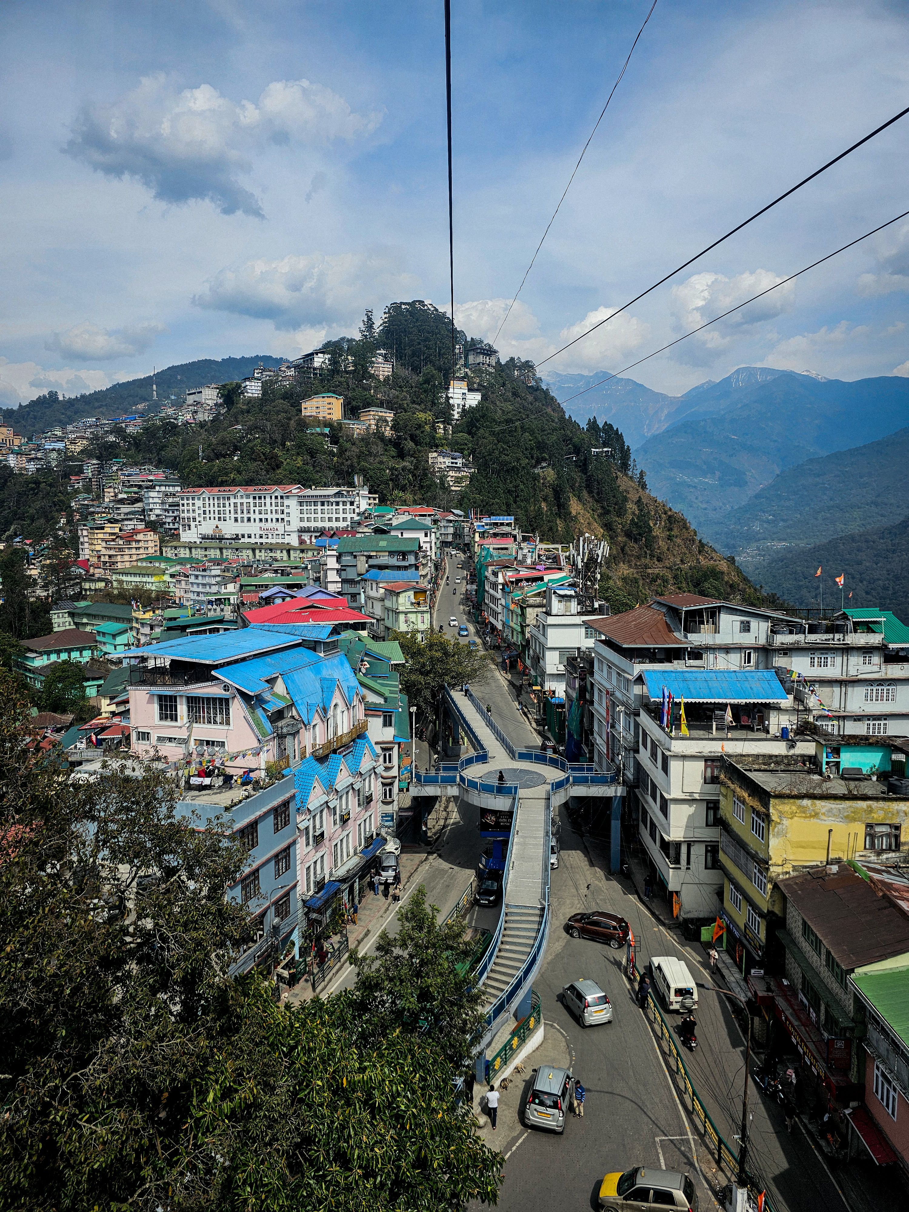 Scenic View of Gangtok from Above · Free Stock Photo