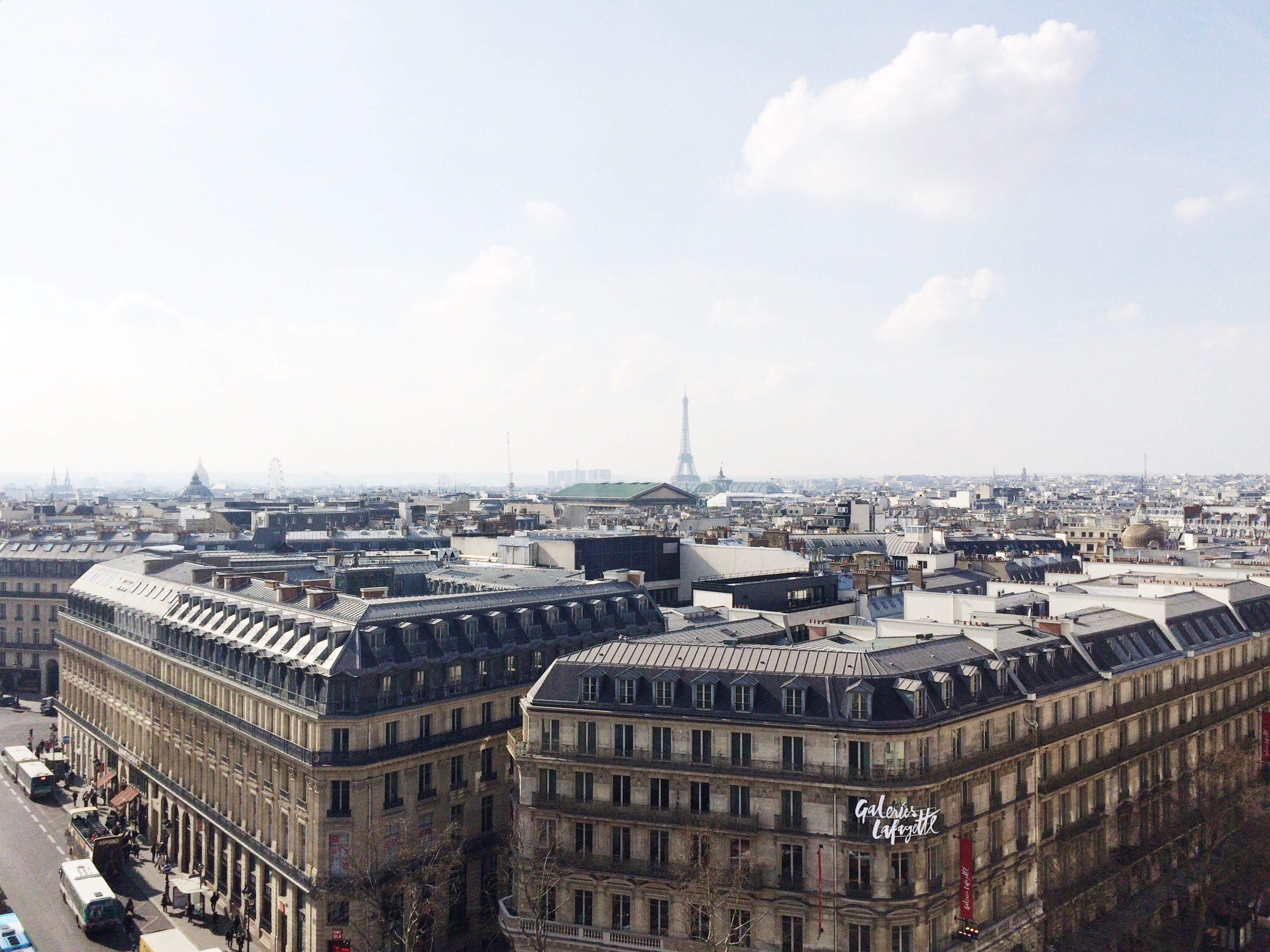 Panoramic Aerial View of Paris with Eiffel Tower · Free Stock Photo