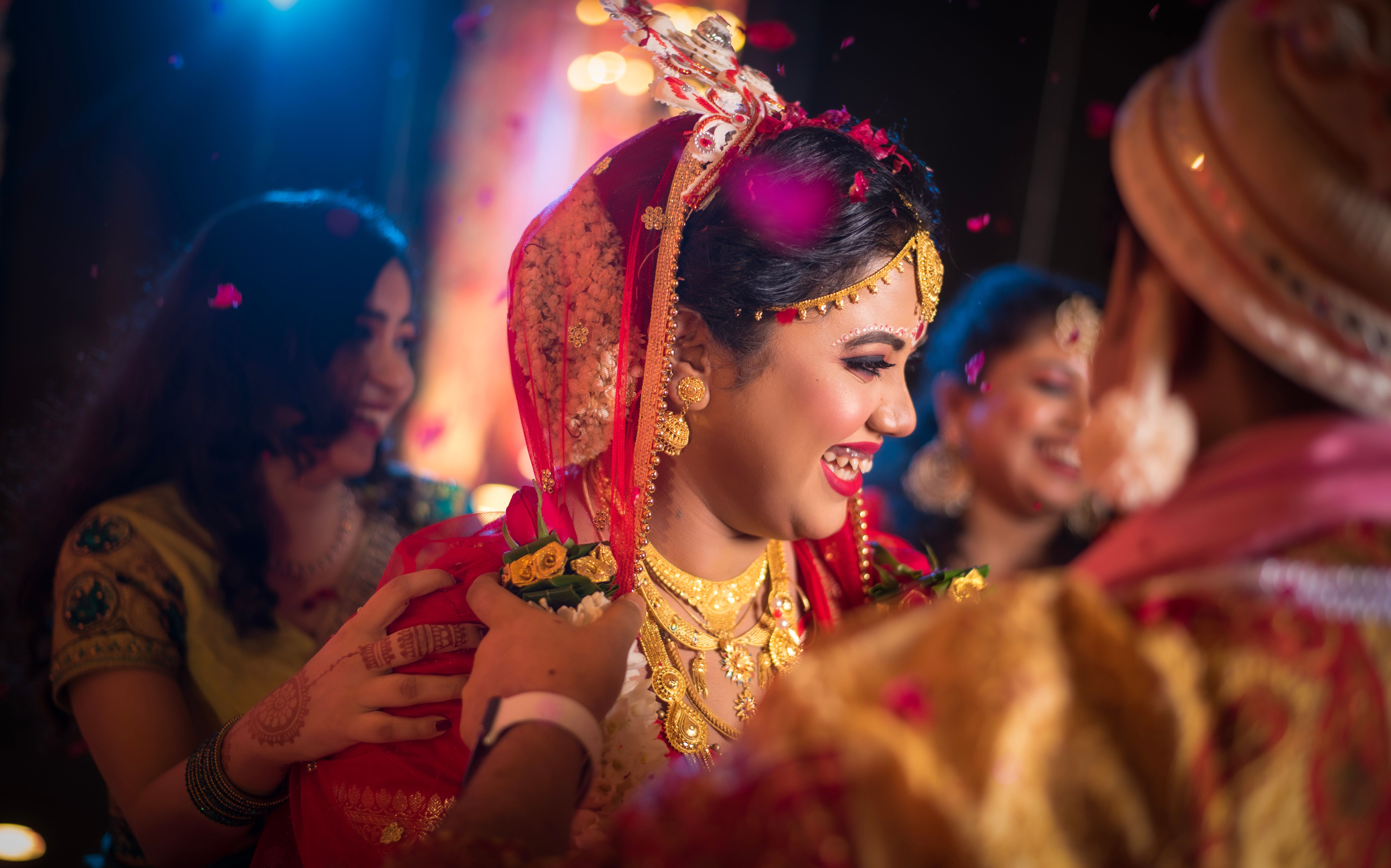 A Couple Having a Traditional Wedding in India · Free Stock Photo