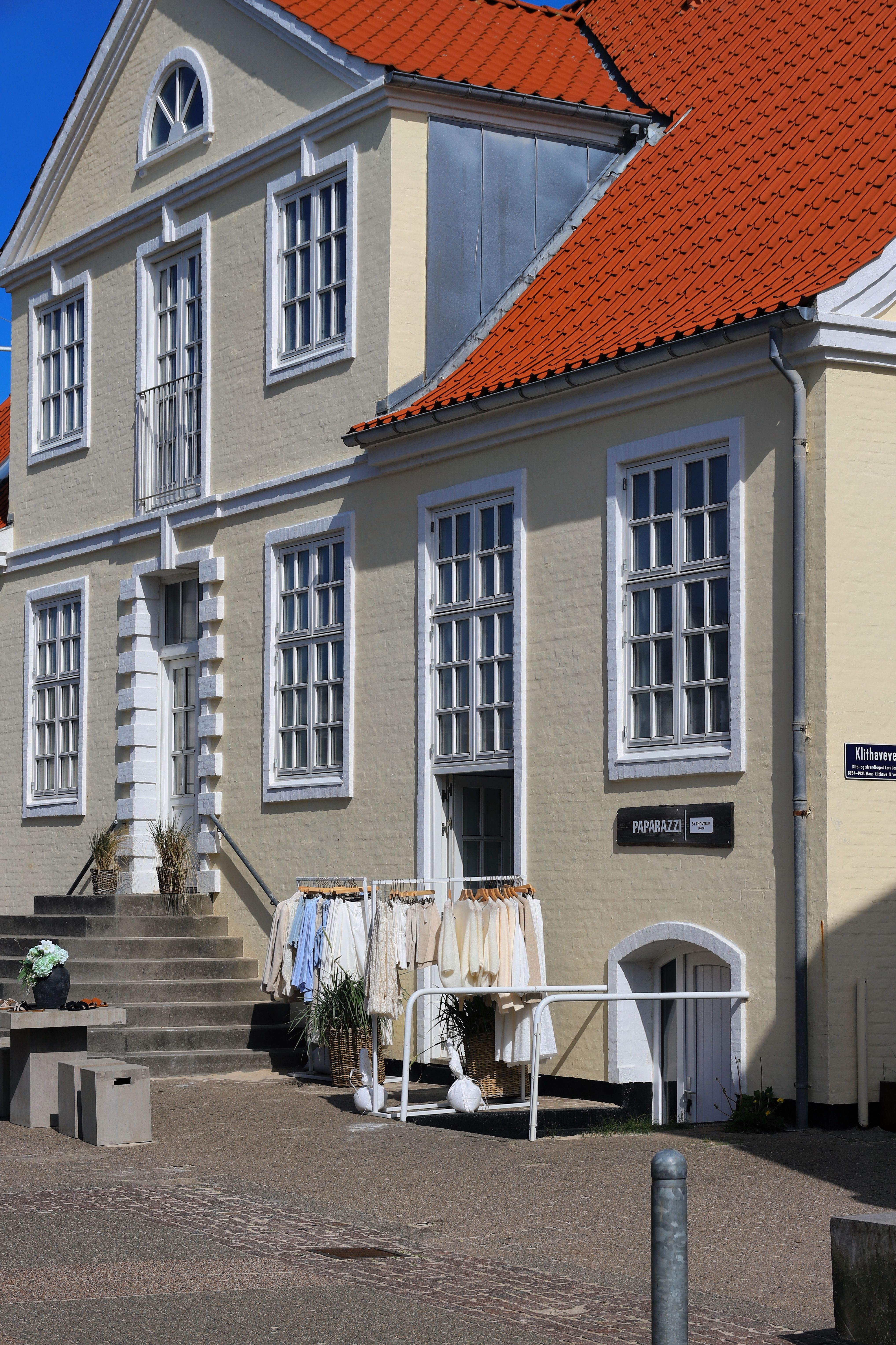 Charming Danish Storefront on a Sunny Day · Free Stock Photo