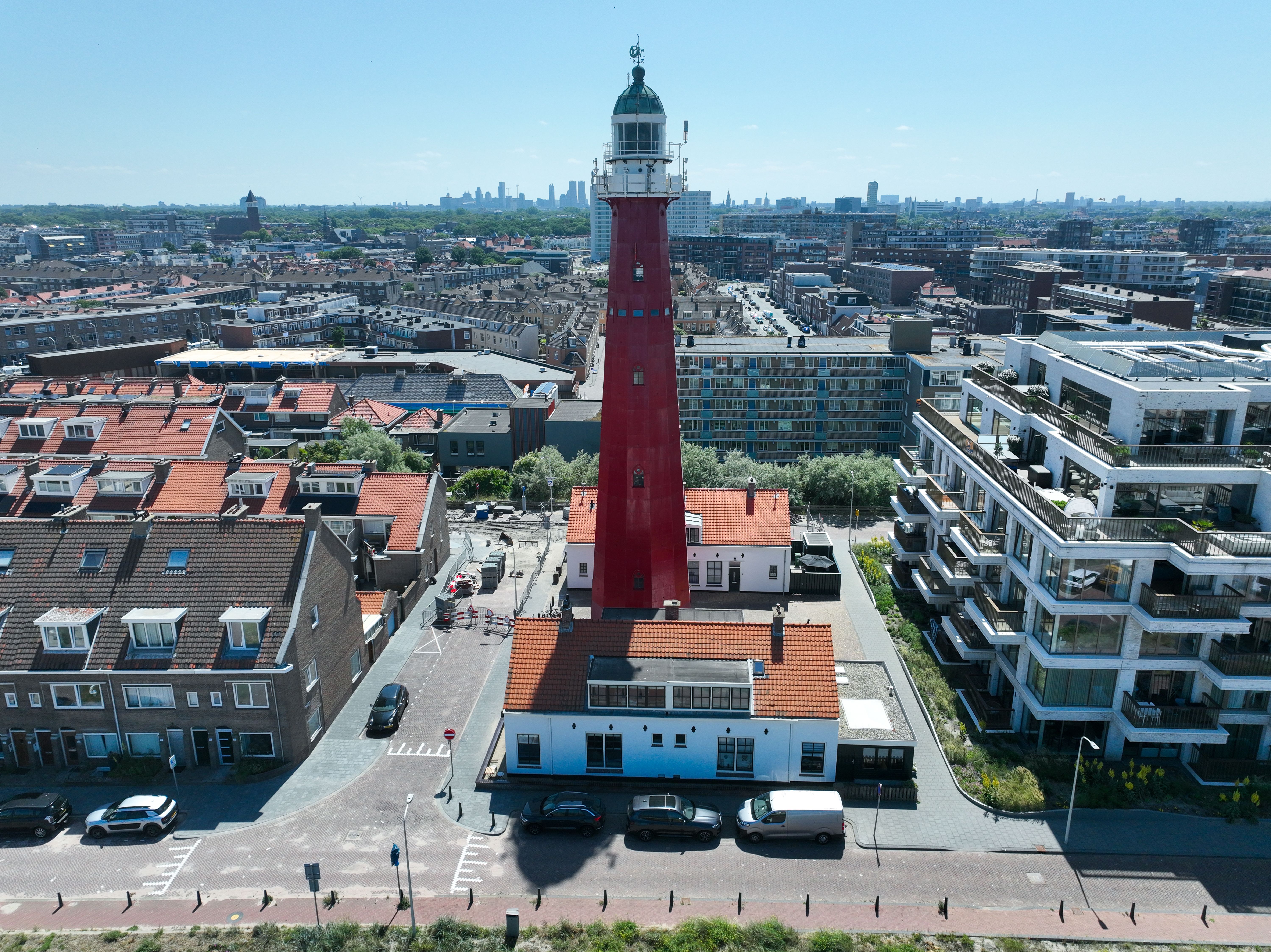 Aerial View of Scheveningen Lighthouse in Den Haag · Free Stock Photo