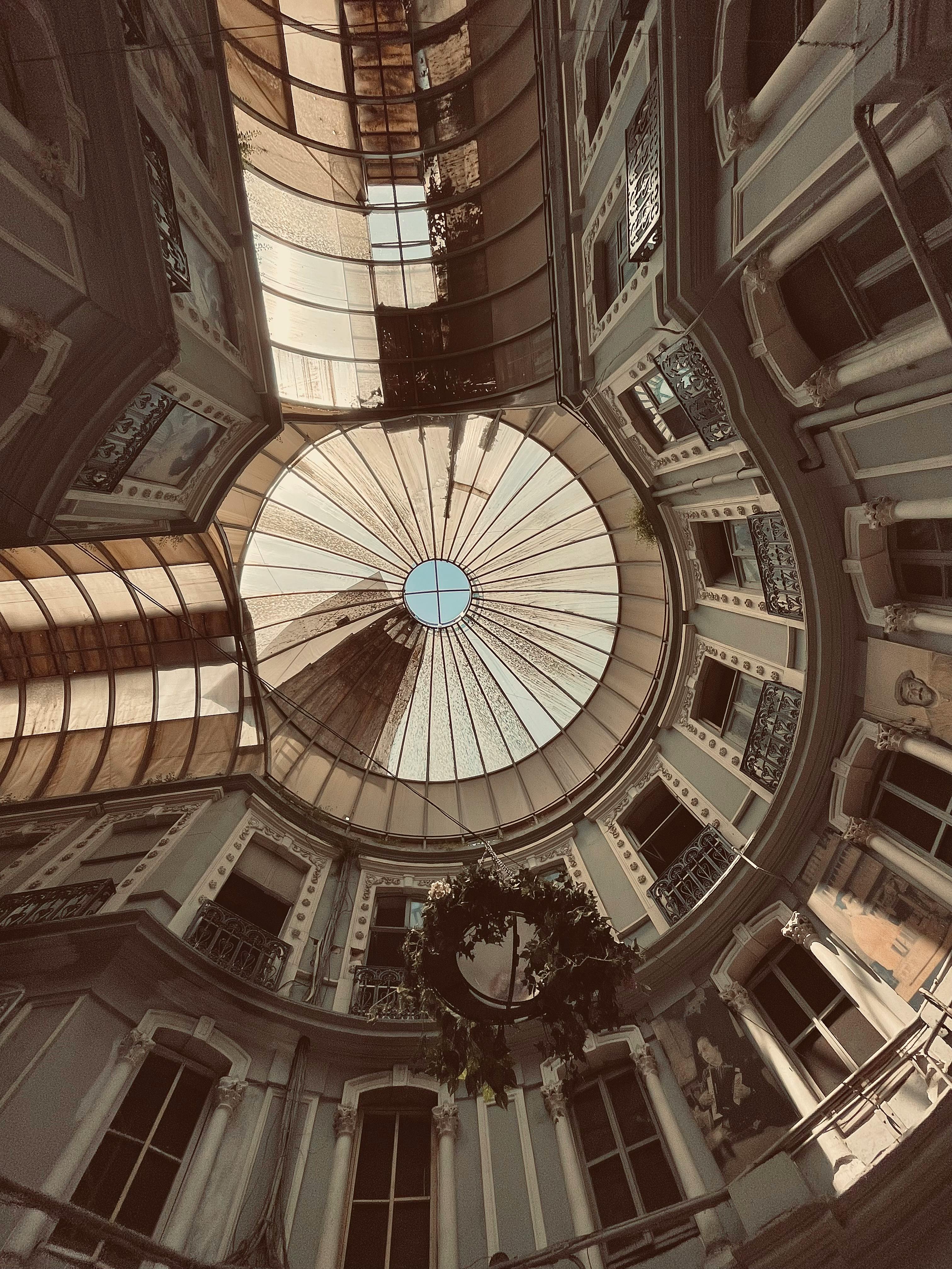 Circular Skylight Above Historic Architecture in İstanbul · Free Stock ...