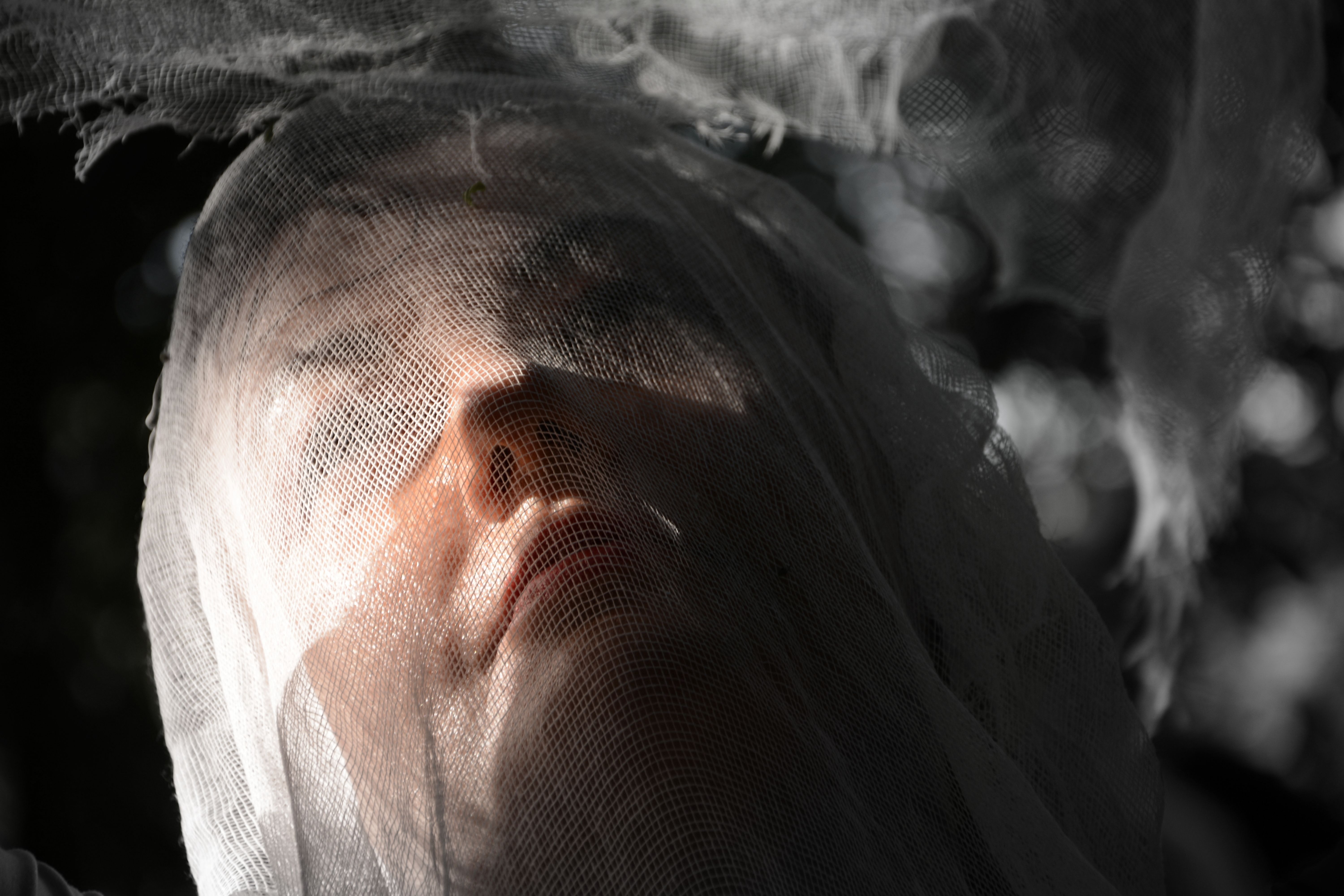 Artistic Portrait with Dramatic Shadows and Textures · Free Stock Photo